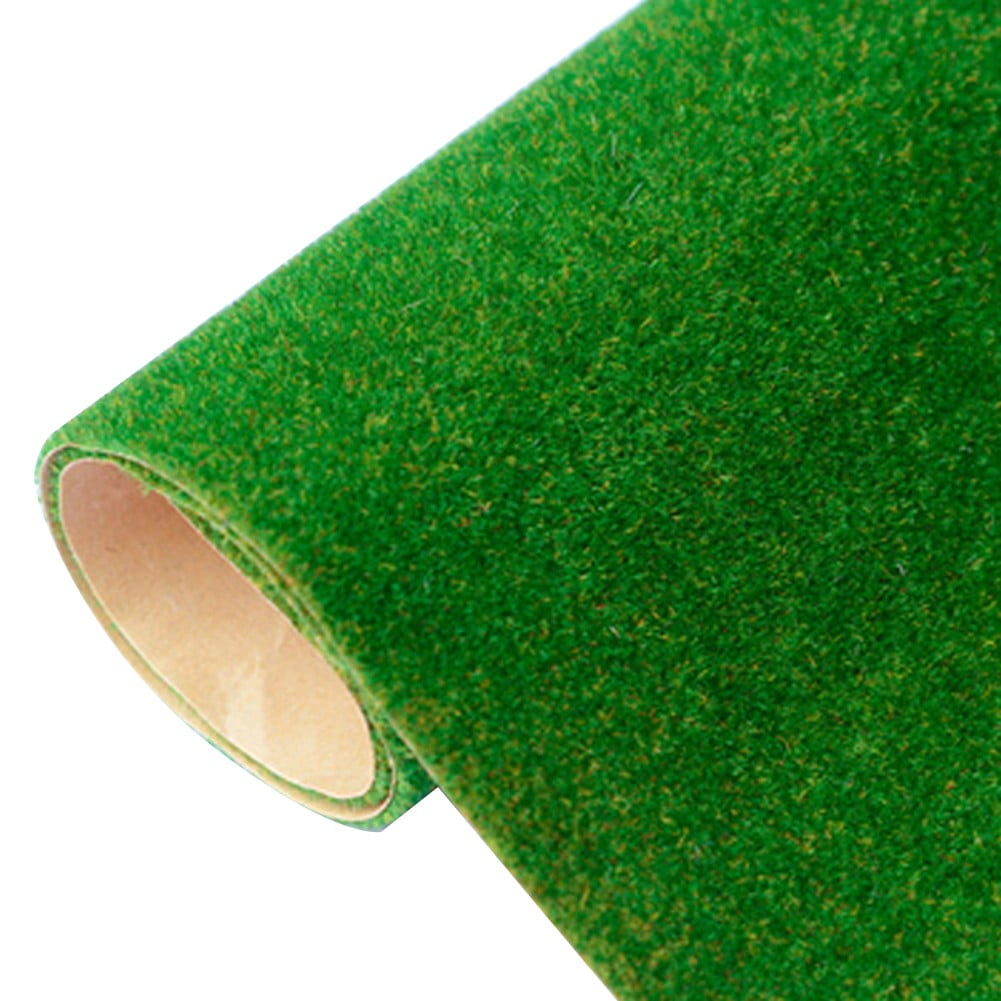 41 * 100cm Model Turf Paper Plush Nylon Lawn Simulation Grass ...