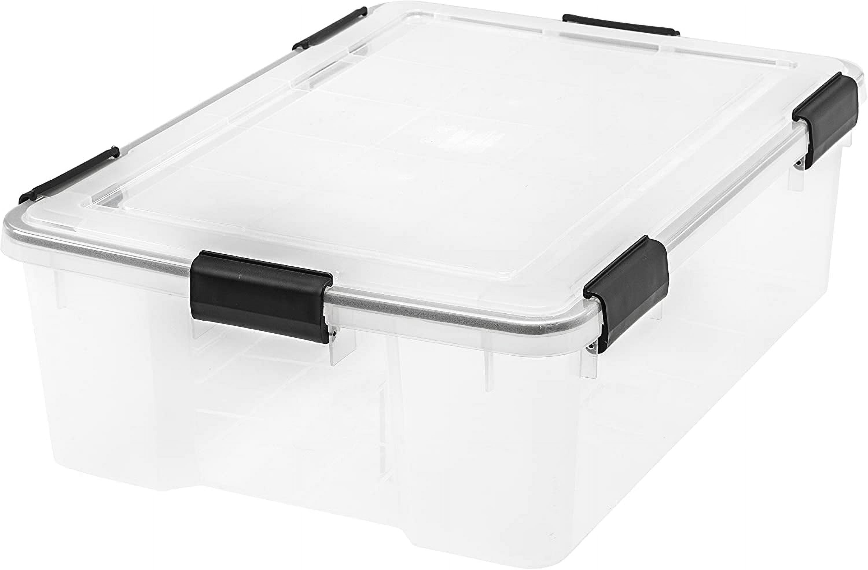 41.2 Quart WeatherPro™ Storage Container Box Bin with Seal Latching Lid ...