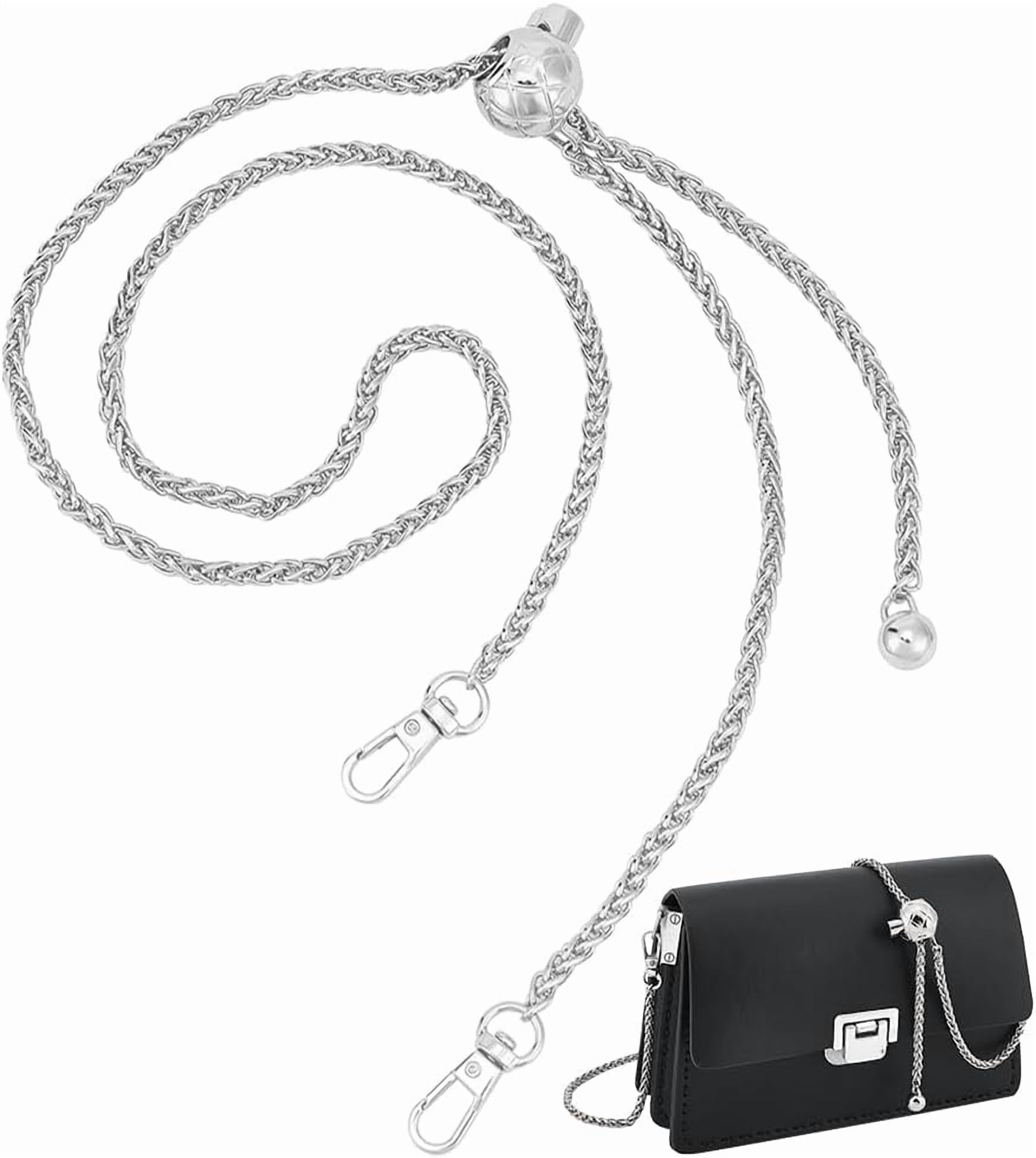41.33 Inch Long Chain Strap Adjustable Purse Chains Shoulder Body Chain ...