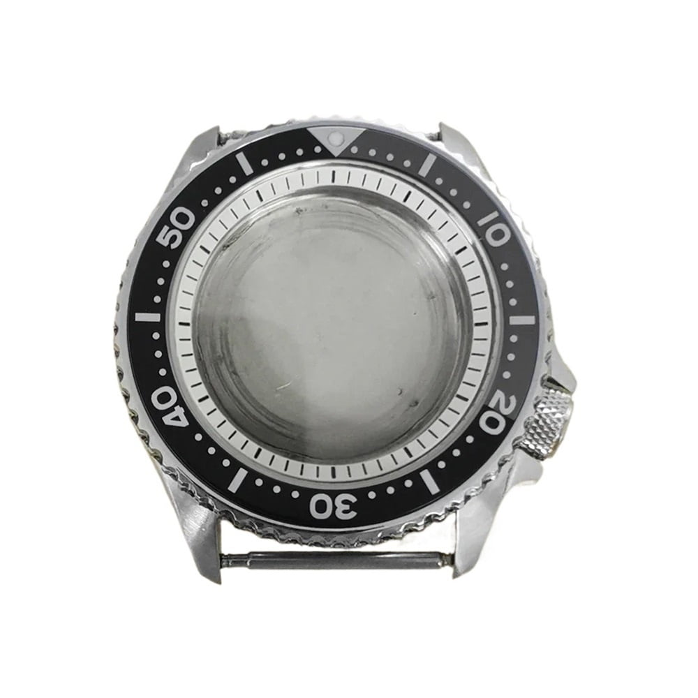 41.5mm Fit For SKX Watch Case with White Chapter Ring+Bezel Stainless ...