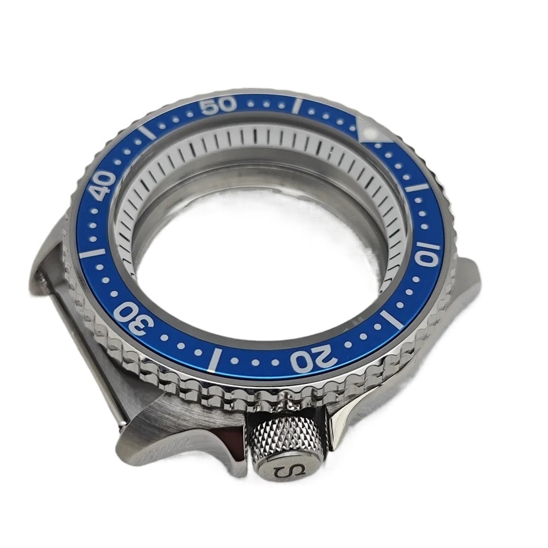 41.5mm Fit For SKX Watch Case with White Chapter Ring+Bezel Stainless ...