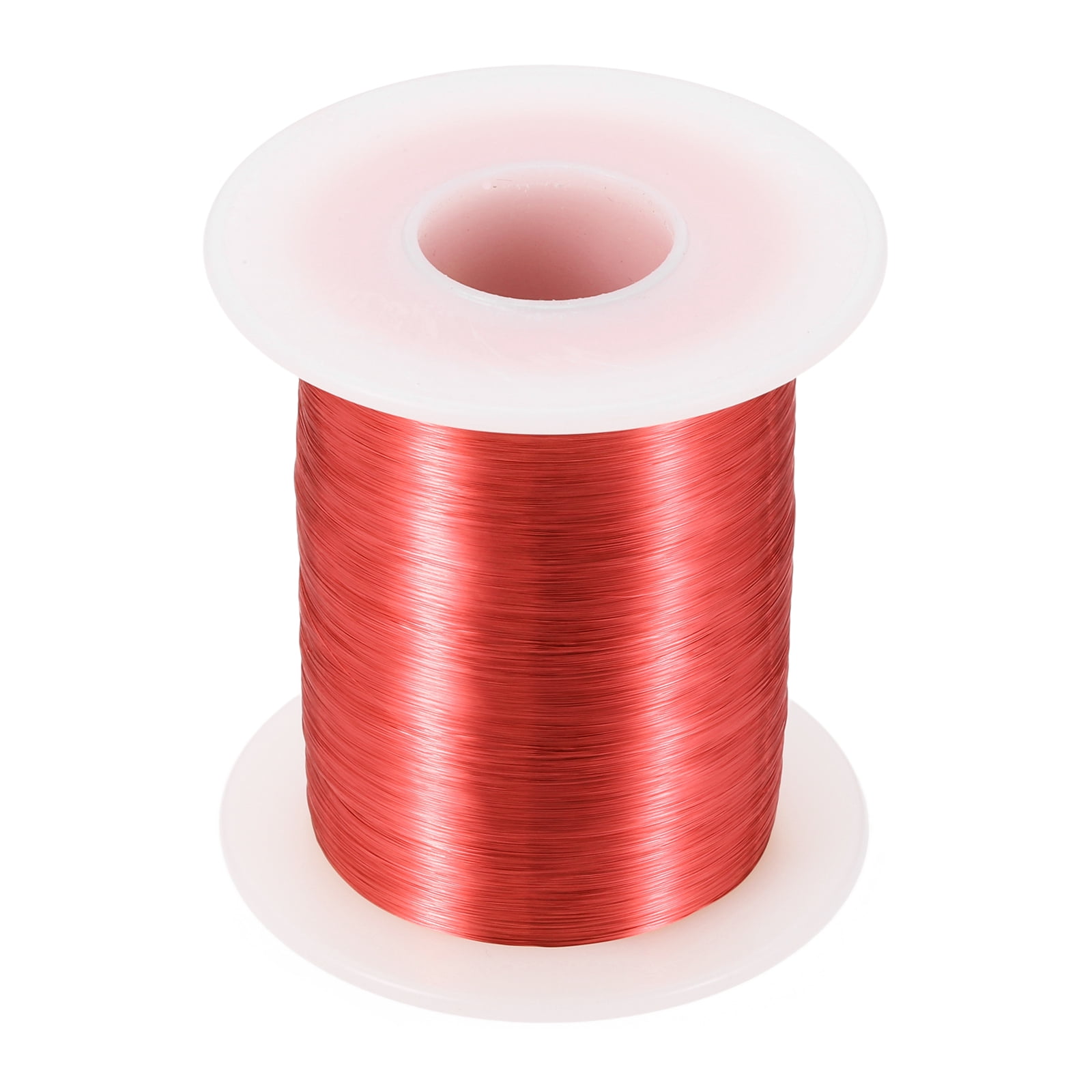 41 AWG Magnet Wire, 41 Gauge 8 oz Enameled Copper Wire, 155C(311F), Red ...