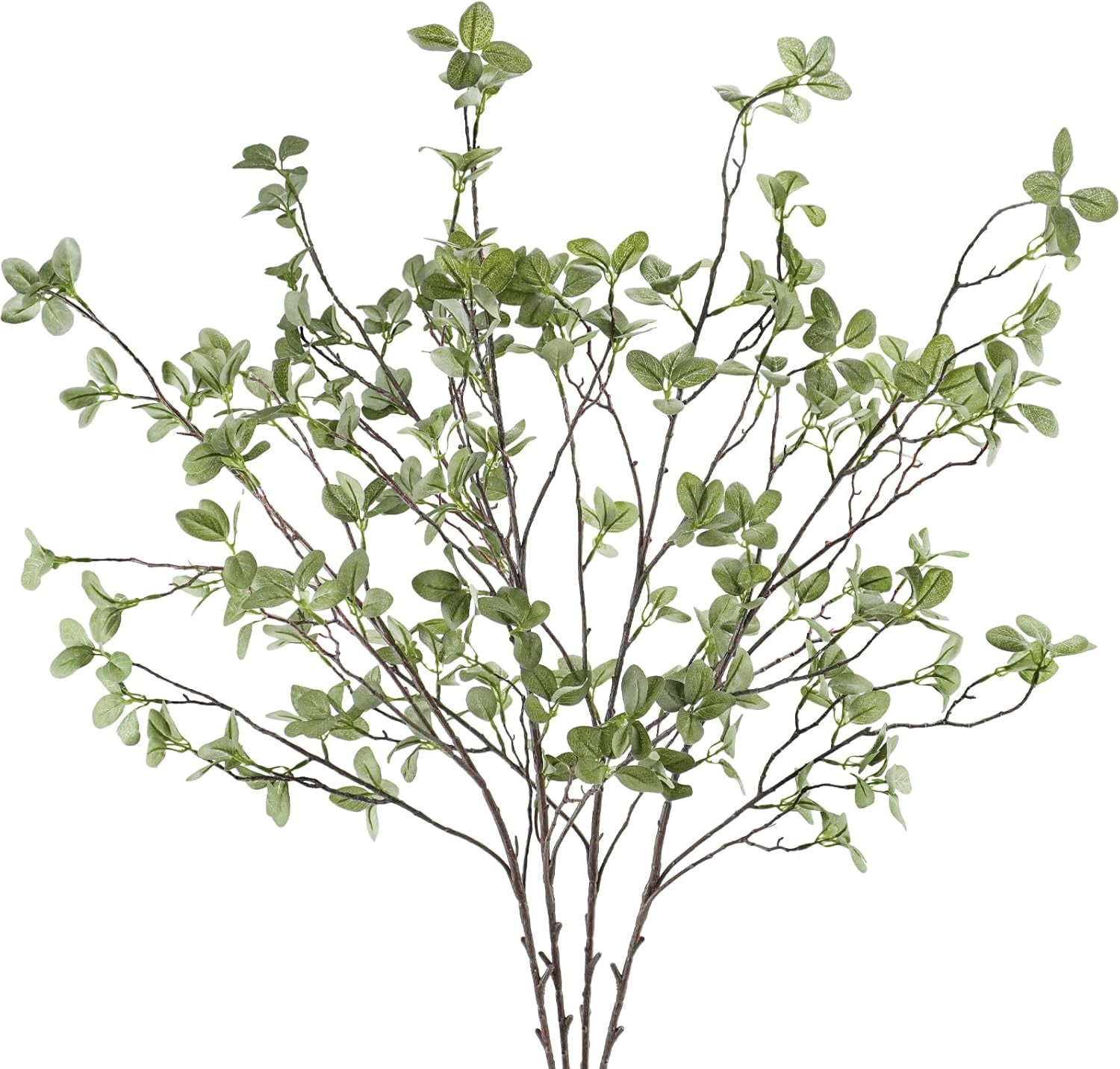 41” Artificial Greenery Stems, Long Fake Plant Twigs Faux Greenery ...