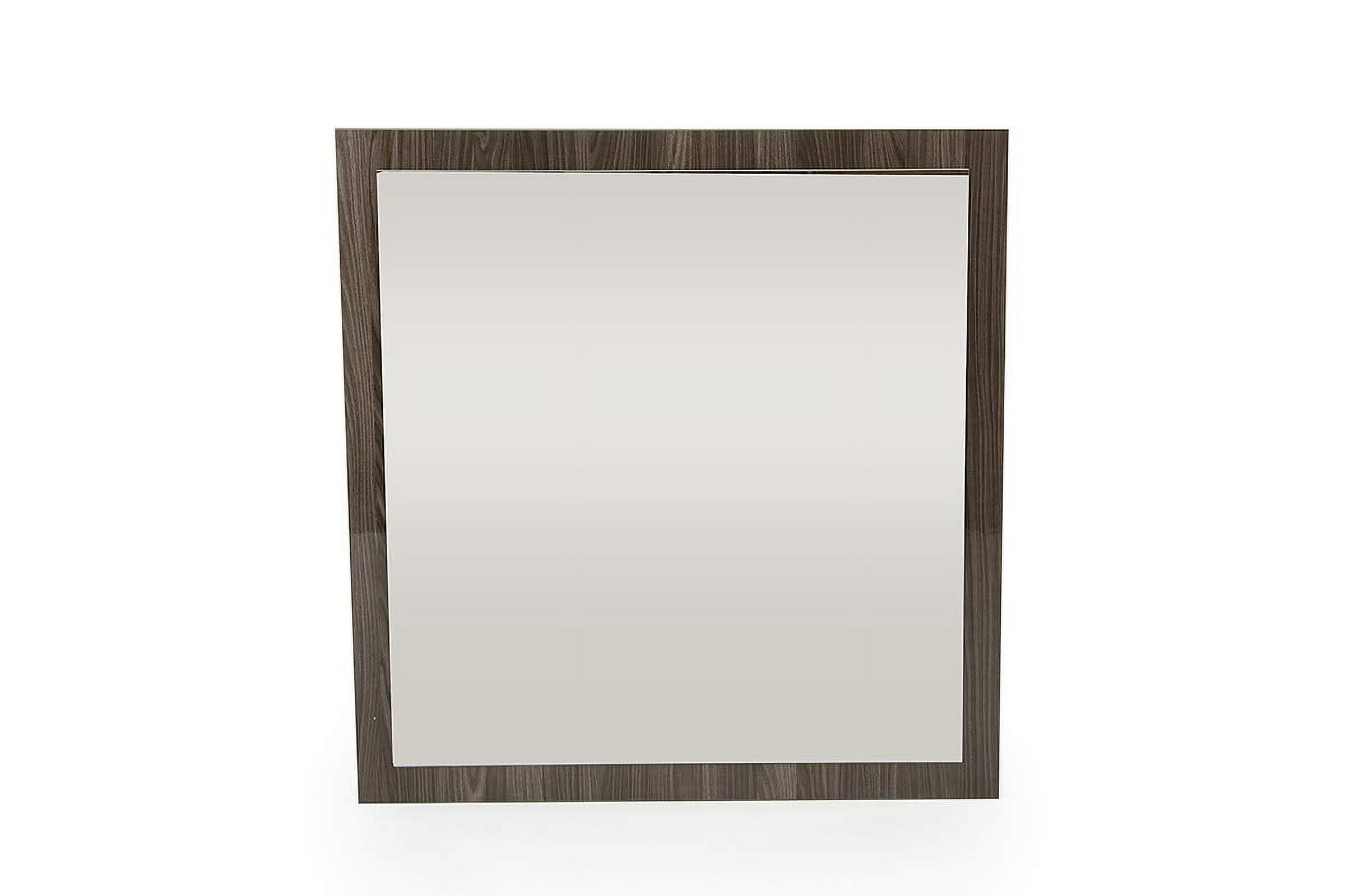 41" Grey MDF Veneer and Glass Mirror - Walmart.com