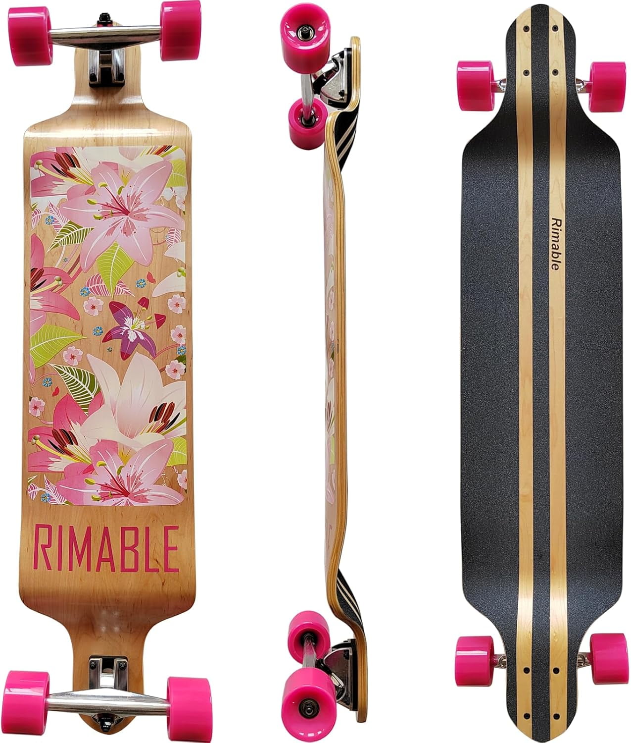 41 Inch Drop Deck Complete Longboard - Walmart.com
