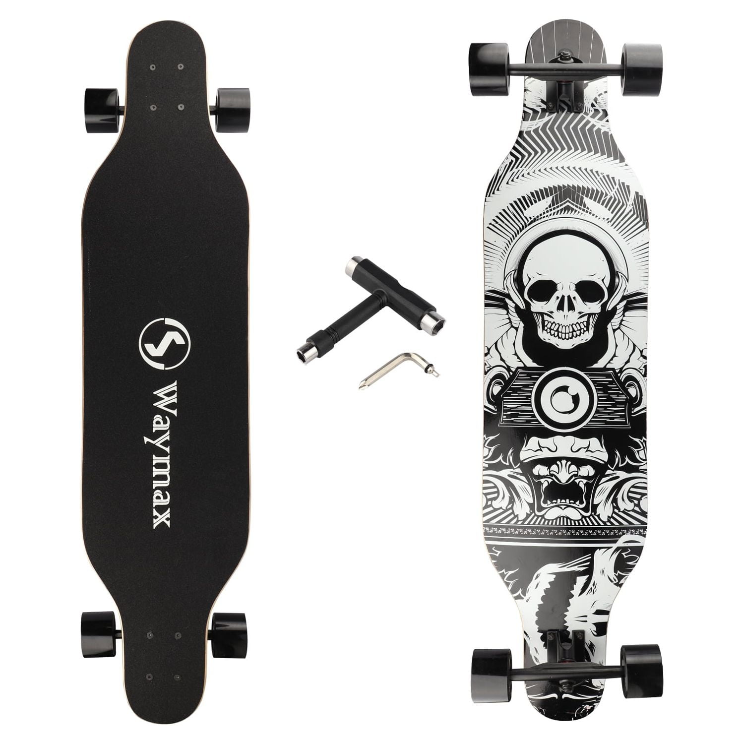 41 Inch Longboard Skateboard Complete for Beginner and Adults for ...