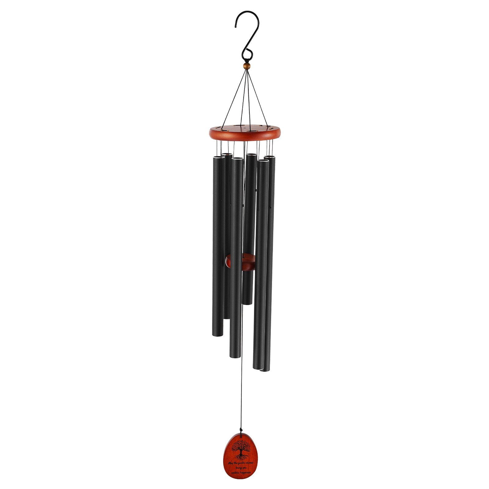 41-Inch Outdoor Aluminum Memorial Wind Chimes with Deep Tone - Long ...