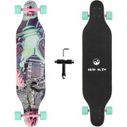 32" Red Ginger Ale Deluxe Complete Longboard - Walmart.com