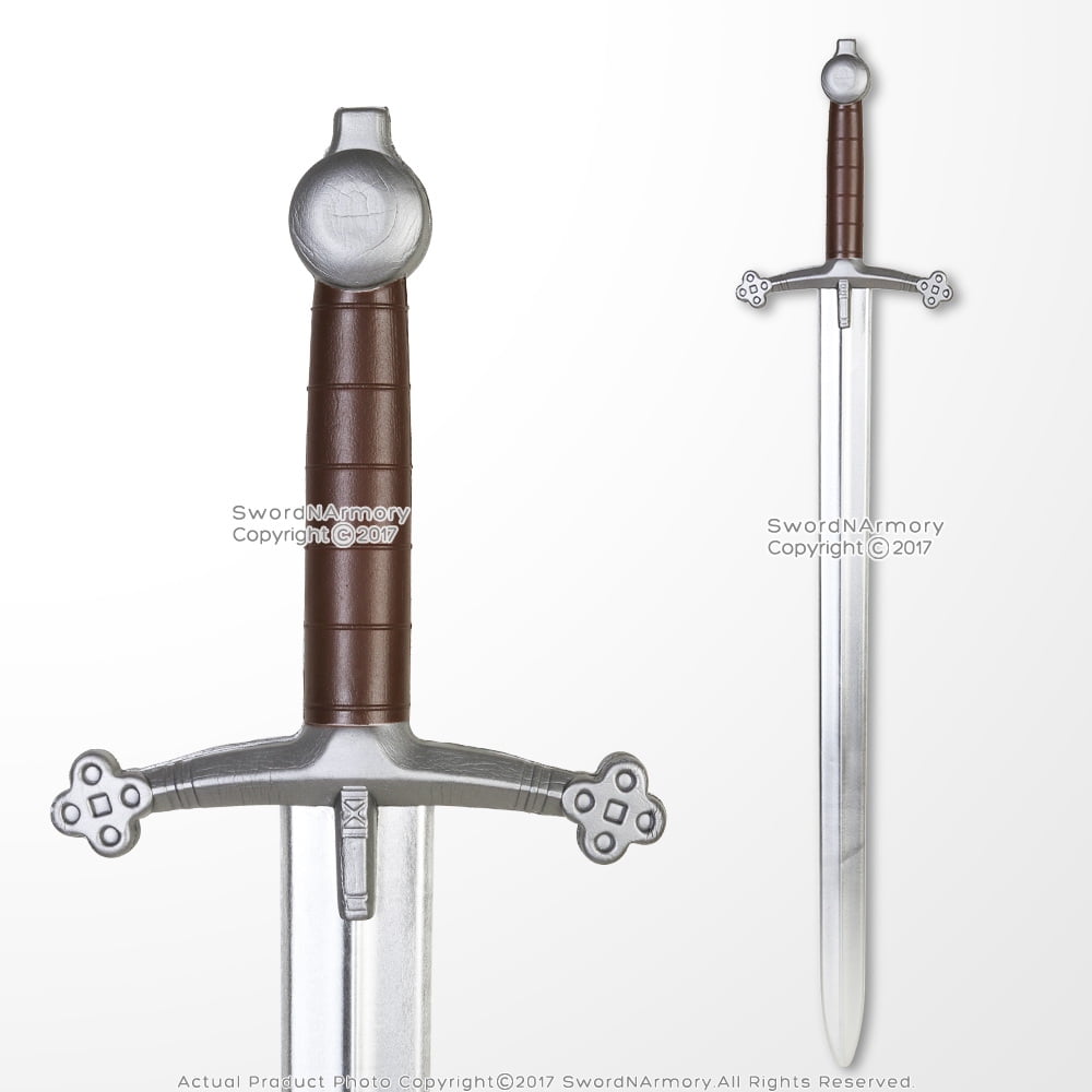 41" Medieval Scottish Claymore Sparkfoam Foam Sword with Chrome Blade ...