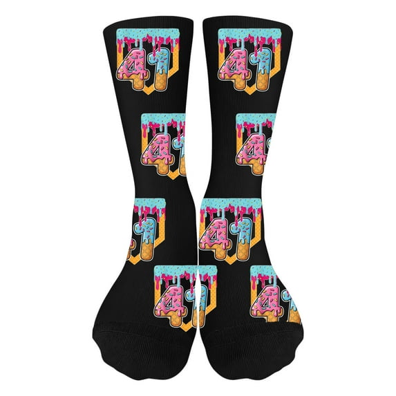 41 Number Forty-One Super Premium Viral Internet Socks, Funny Gen Alpha ...