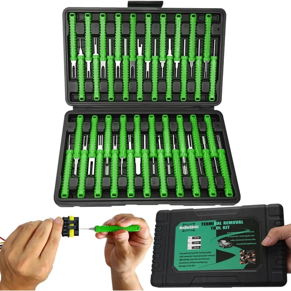 41 Pcs Terminal Pin Removal Tools with Blow-Molded Case - Electrical ...