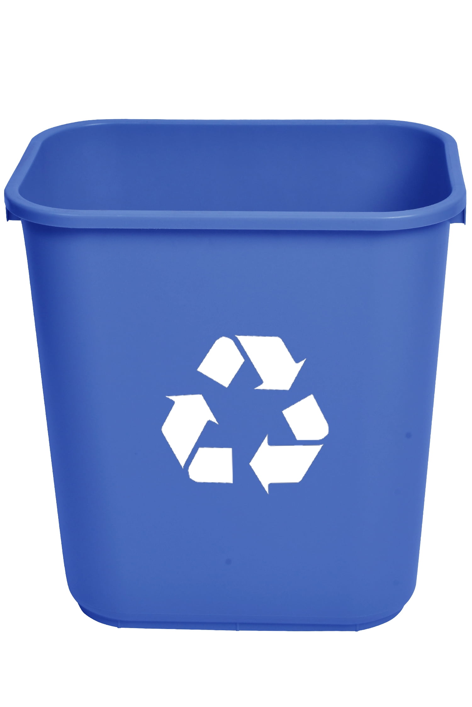 41 Qt Wastebasket , 10 Gallon Deskside Kitchen Wastebasket, Blue, 1 Pc ...