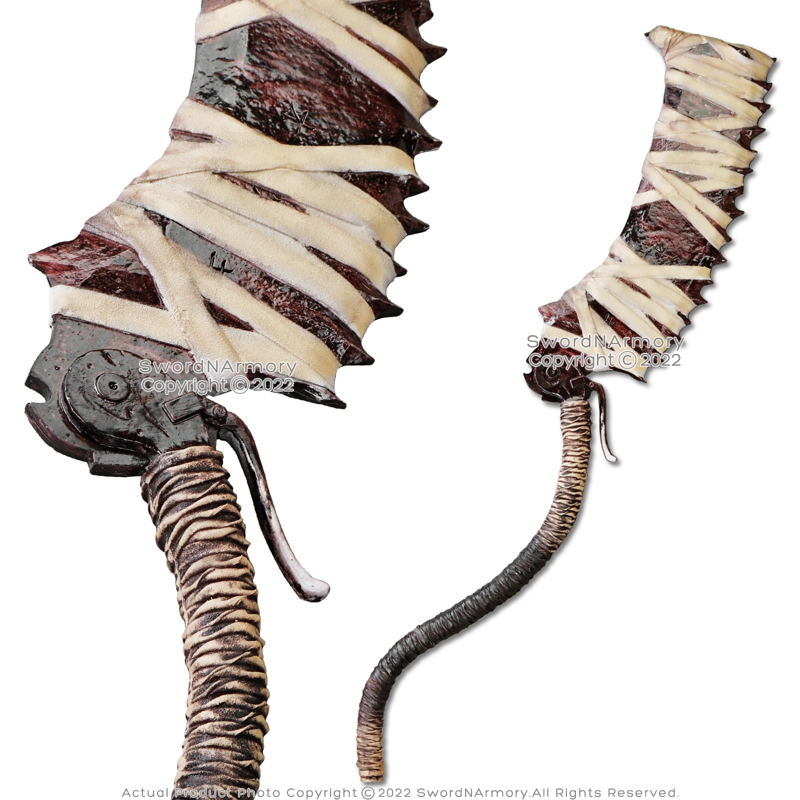 41” Saw Cleaver Trick Form Fiber Glass Sword Borne Monster Slayer ...