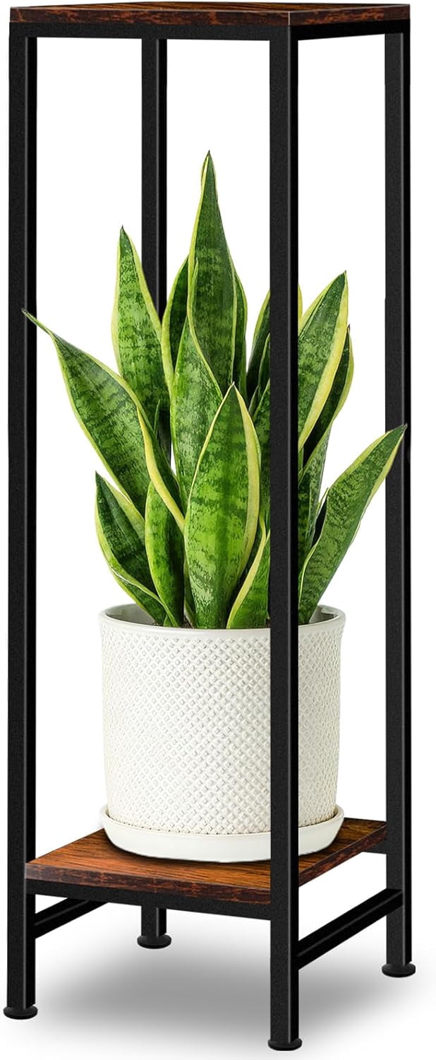 41" Tall Plant Stand Indoor, 2 Tier Plant stands for Indoor Outdoor ...
