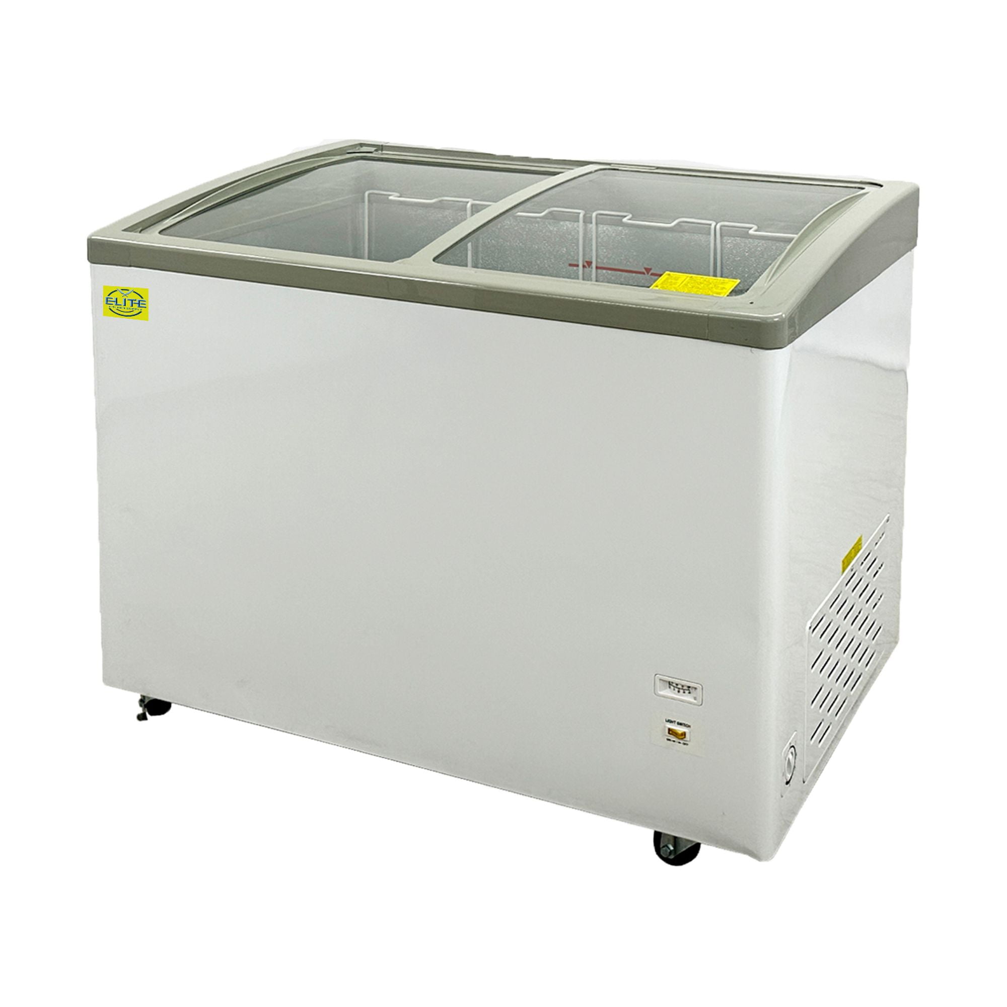 41 in. Ice Cream Chest Freezer, Commercial Ice Cream Display Freezer ...