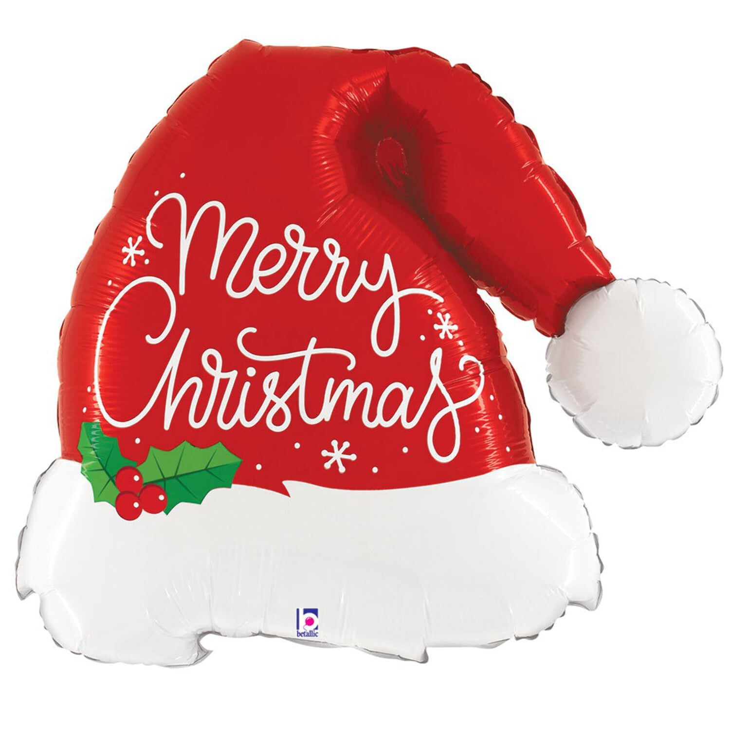 41 inch Christmas Santa Hat Foil Mylar Balloon - Party Supplies ...