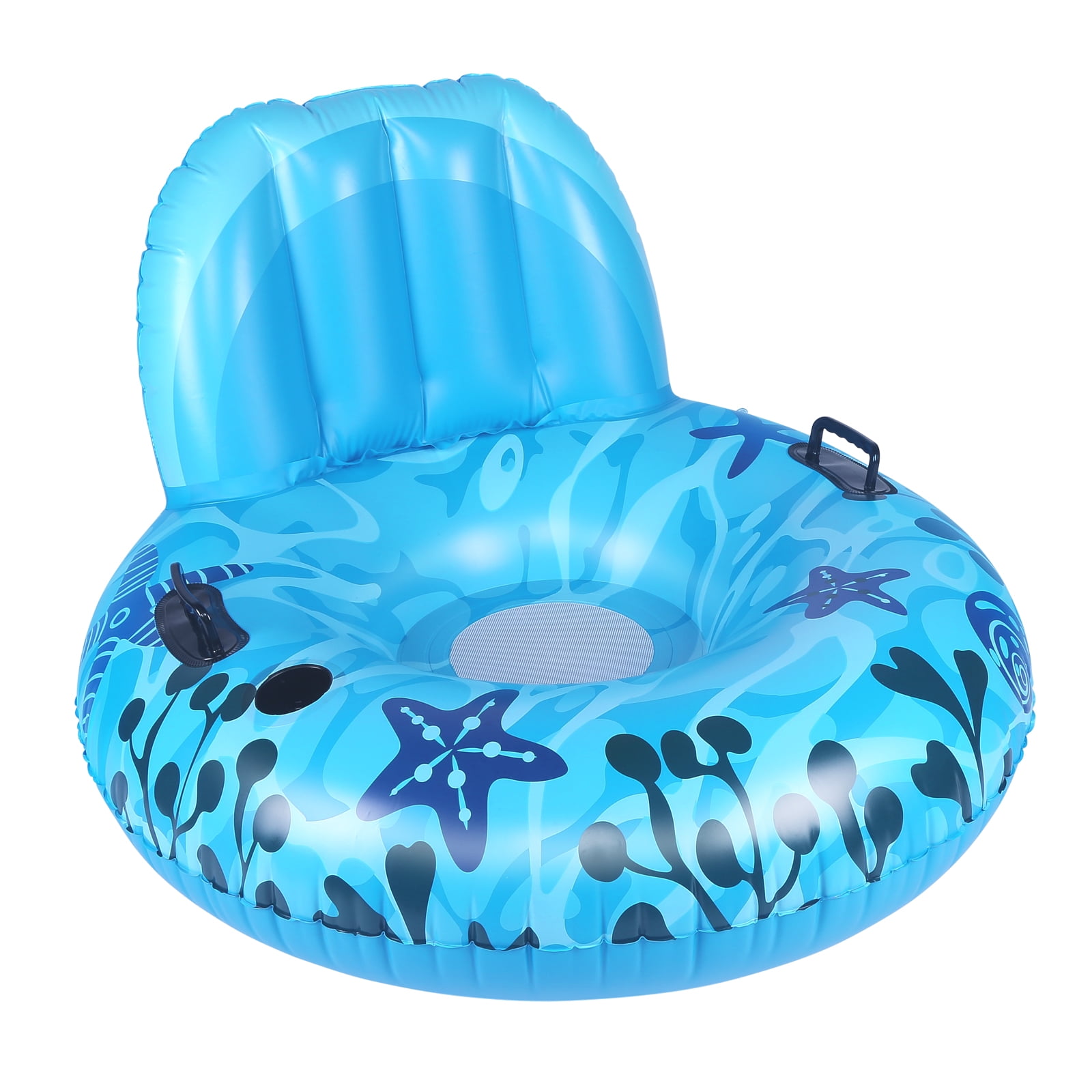 41 inch Inflatable Lounger Pool Float with a Rubber Handle and a Drink ...