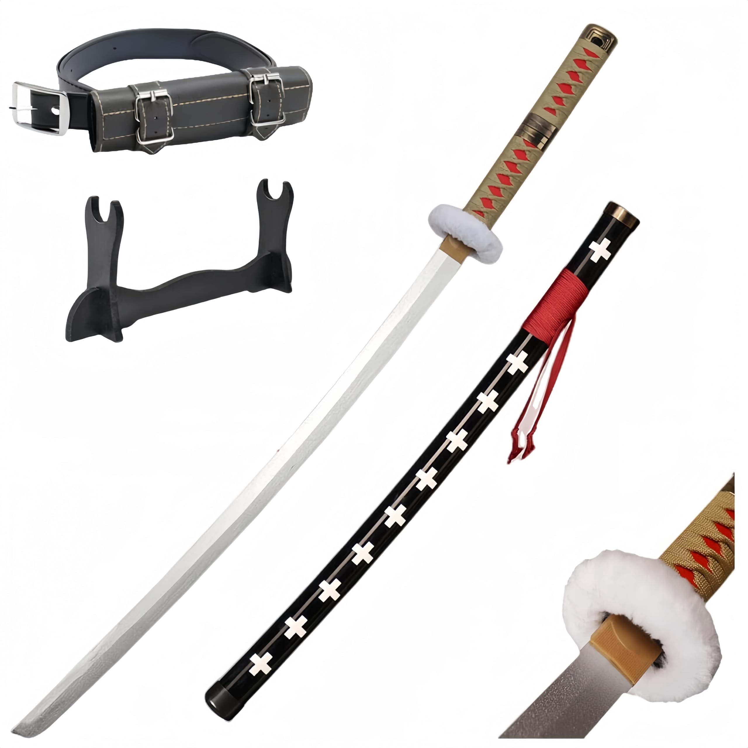 41 inches Anime Bamboo Wooden Roronoa Zoro Sword Death Surgeon ...