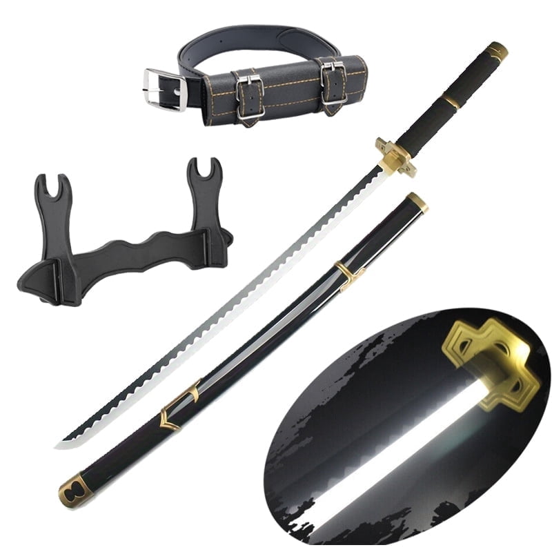 41 inches Anime LED Roronoa Zoro Sword Yubashiri with Black Belt and ...