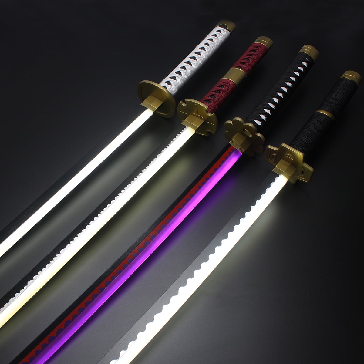 41 inches Plastic LED Sword Wado Ichimonji with Belt Holder Stand ...