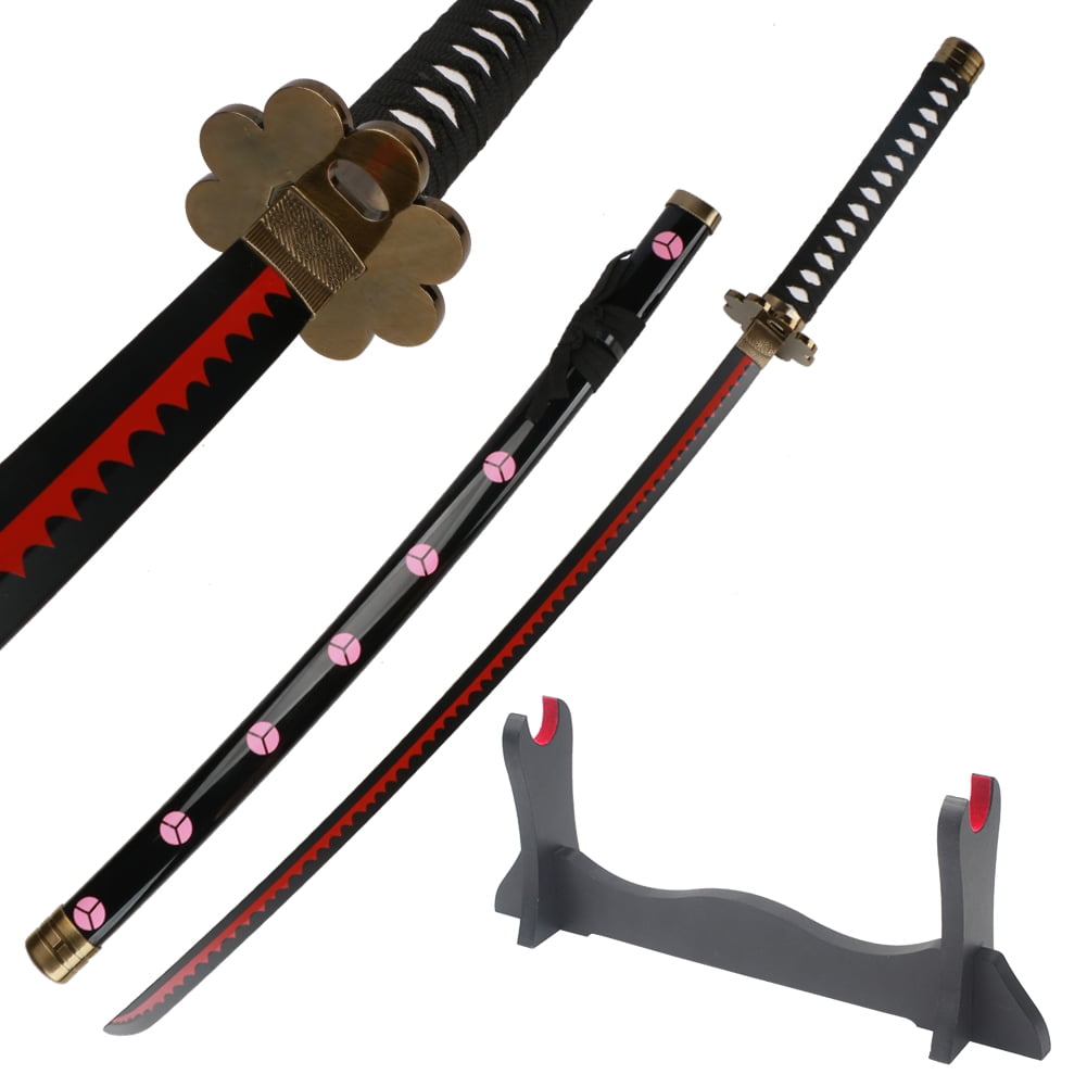 41 inches Shusui Roronoa Zoro Sword Real Metal with Holder Stand ...