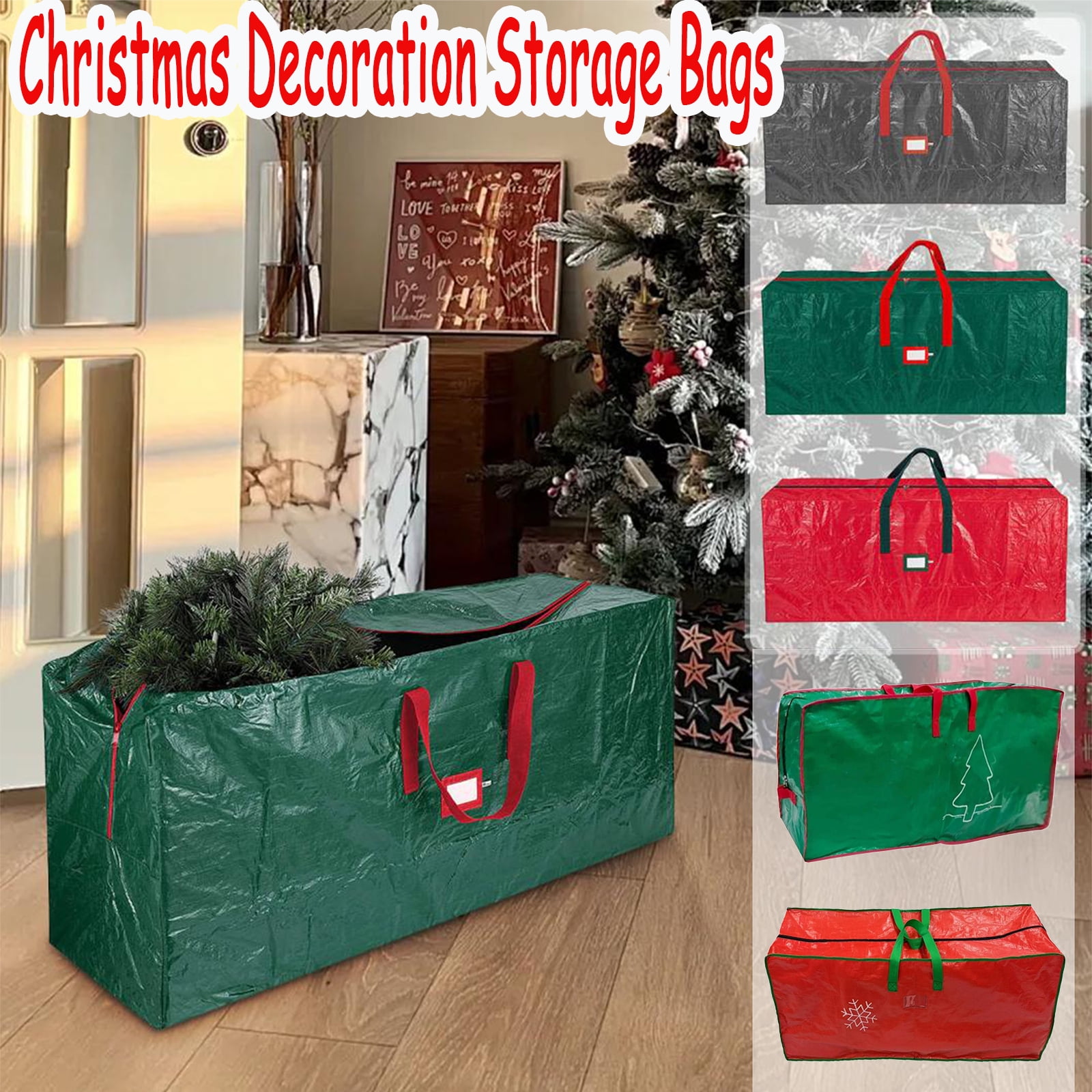 41"x14"x6" Christmas Tree Packing Bags and Christmas Storage Bags with ...