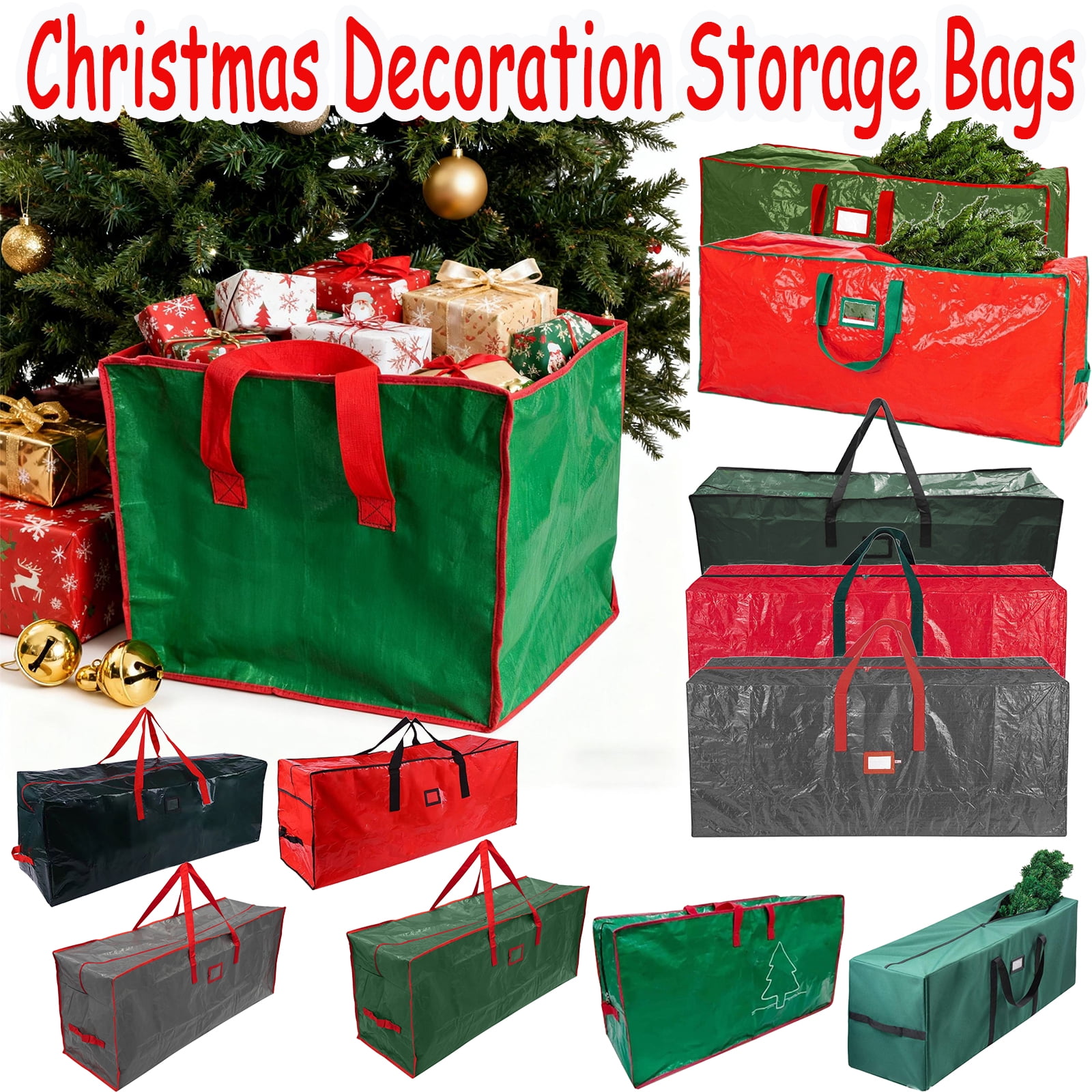 41"x14"x6" Christmas Tree Packing Bags Christmas Storage Bags ...