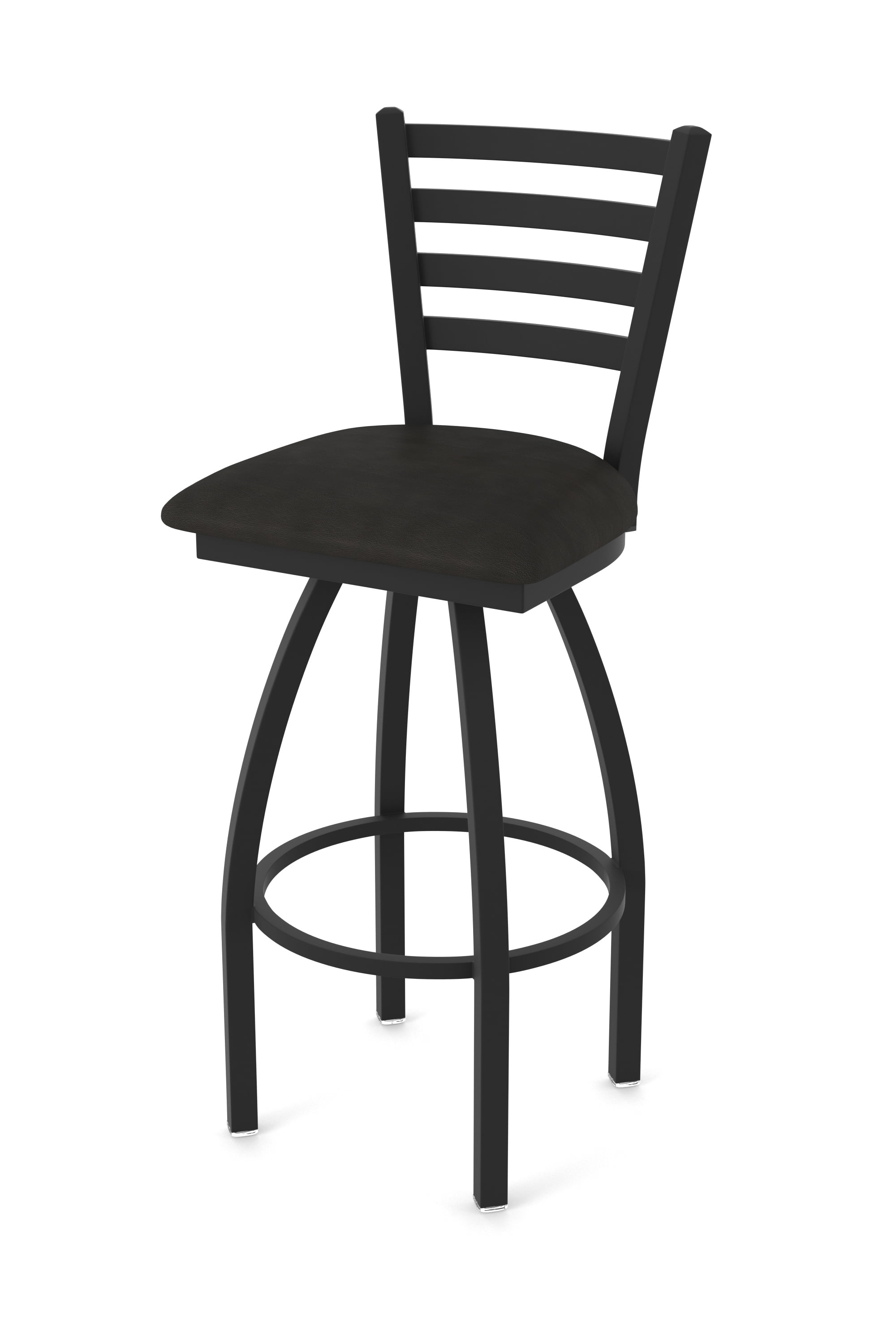 410 Jackie 25" Swivel Counter Stool with Black Wrinkle Finish and ...
