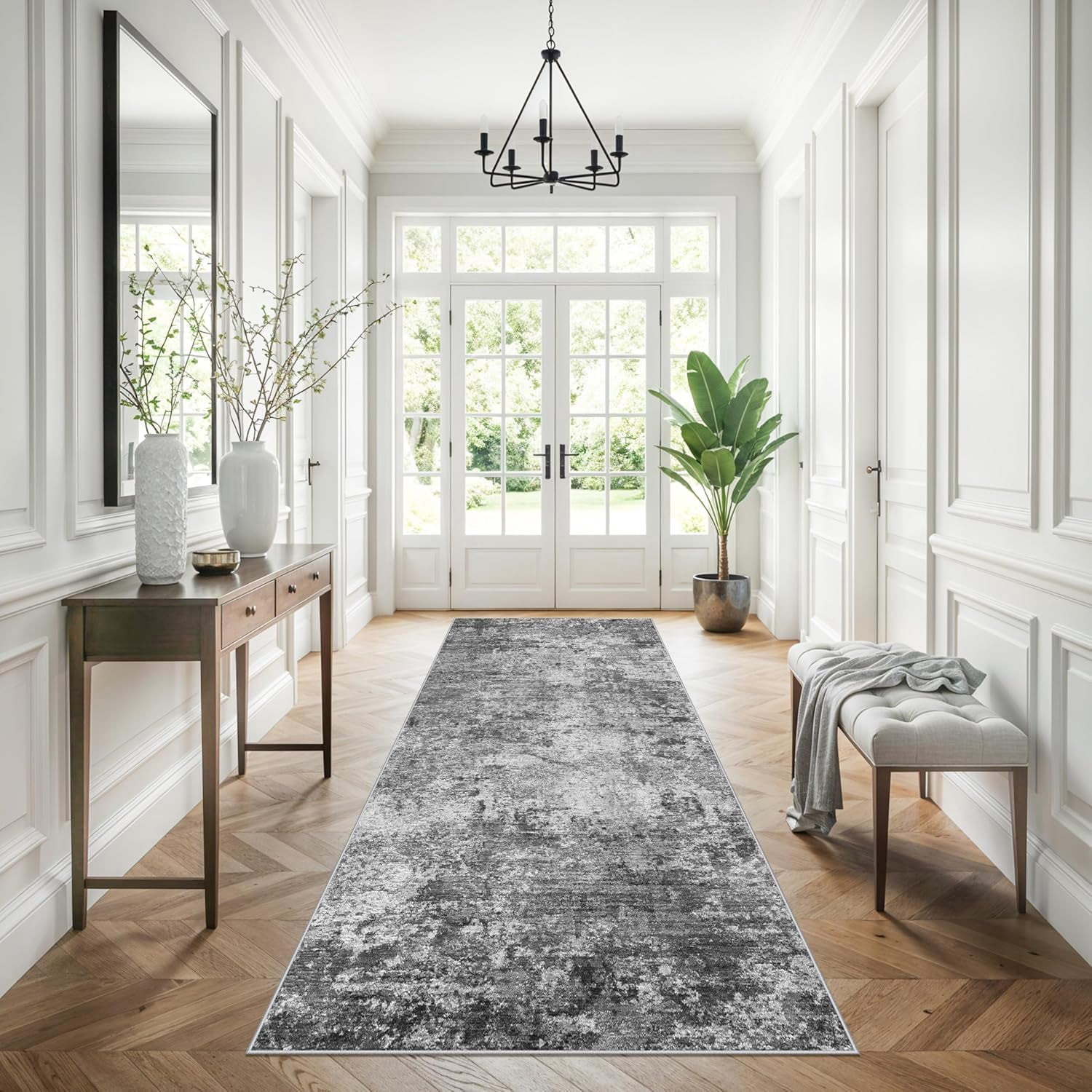 410 feet extra-wide corridor carpet: slip-resistant, washable large ...