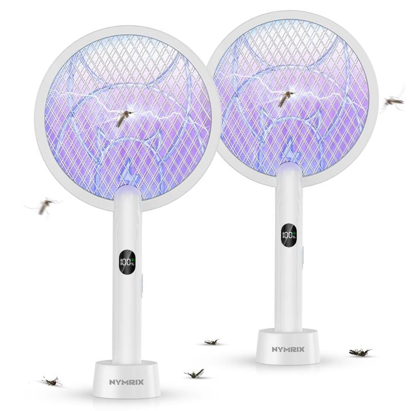 4100V Electric Fly Swatter, 1800mAh Rechargeable Battery, Mosquito ...