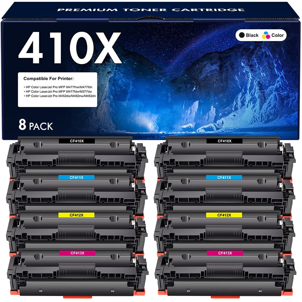 410X 410A Toner Cartridges Compatible for HP 410A 410X CF410A CF410X ...