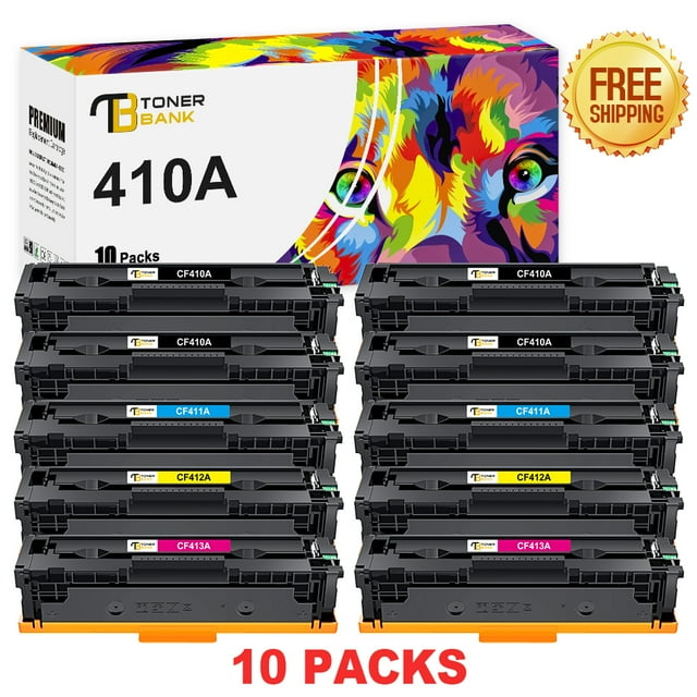 410A Toner Cartridges Compatible for HP 410A 410X CF410A CF410X M477fnw ...