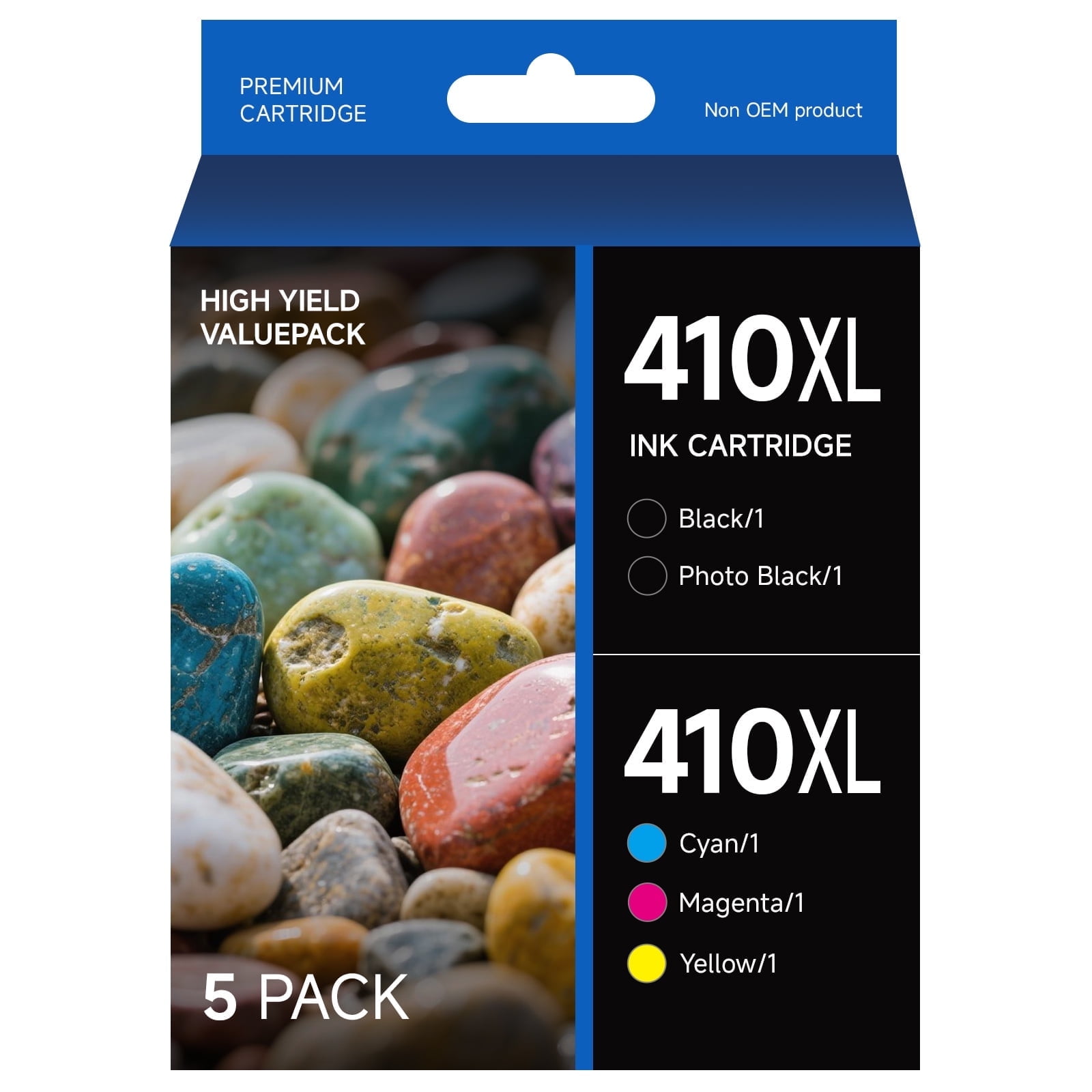Epson 410XL Ink Cartridges, 5 Pack for Expression XP Series Printers ...
