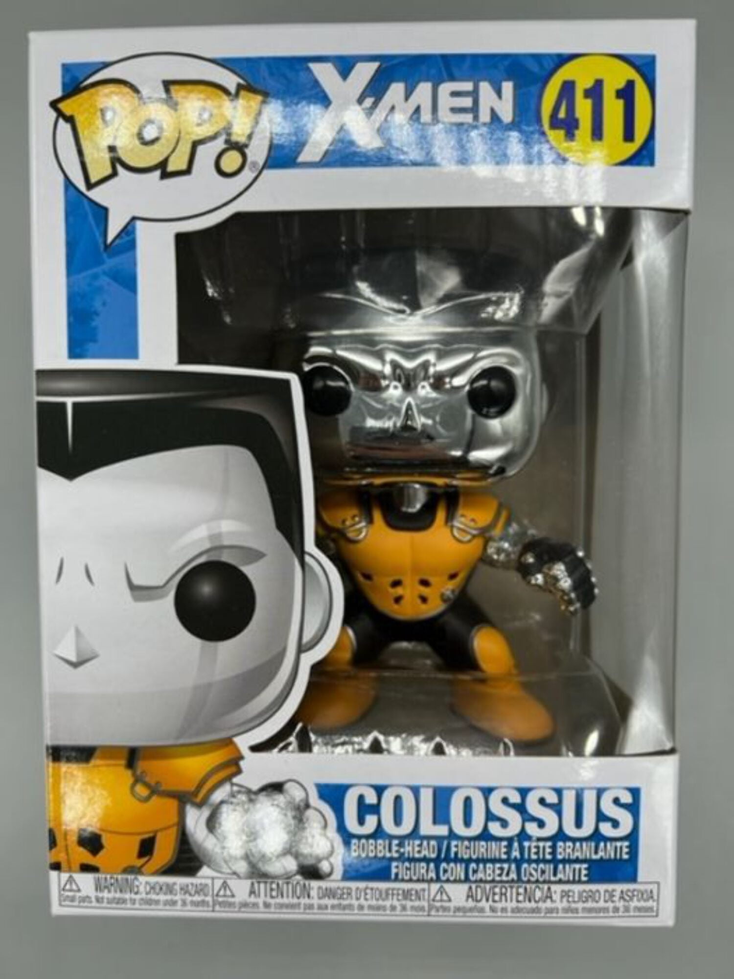 411 Colossus (X-Force) - Chrome - Marvel X-Men Funko POP - Walmart.com