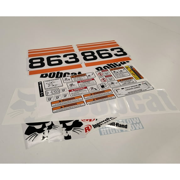 411 Decals Aftermarket Replacement Sticker Set Compatible with Bobcat ...