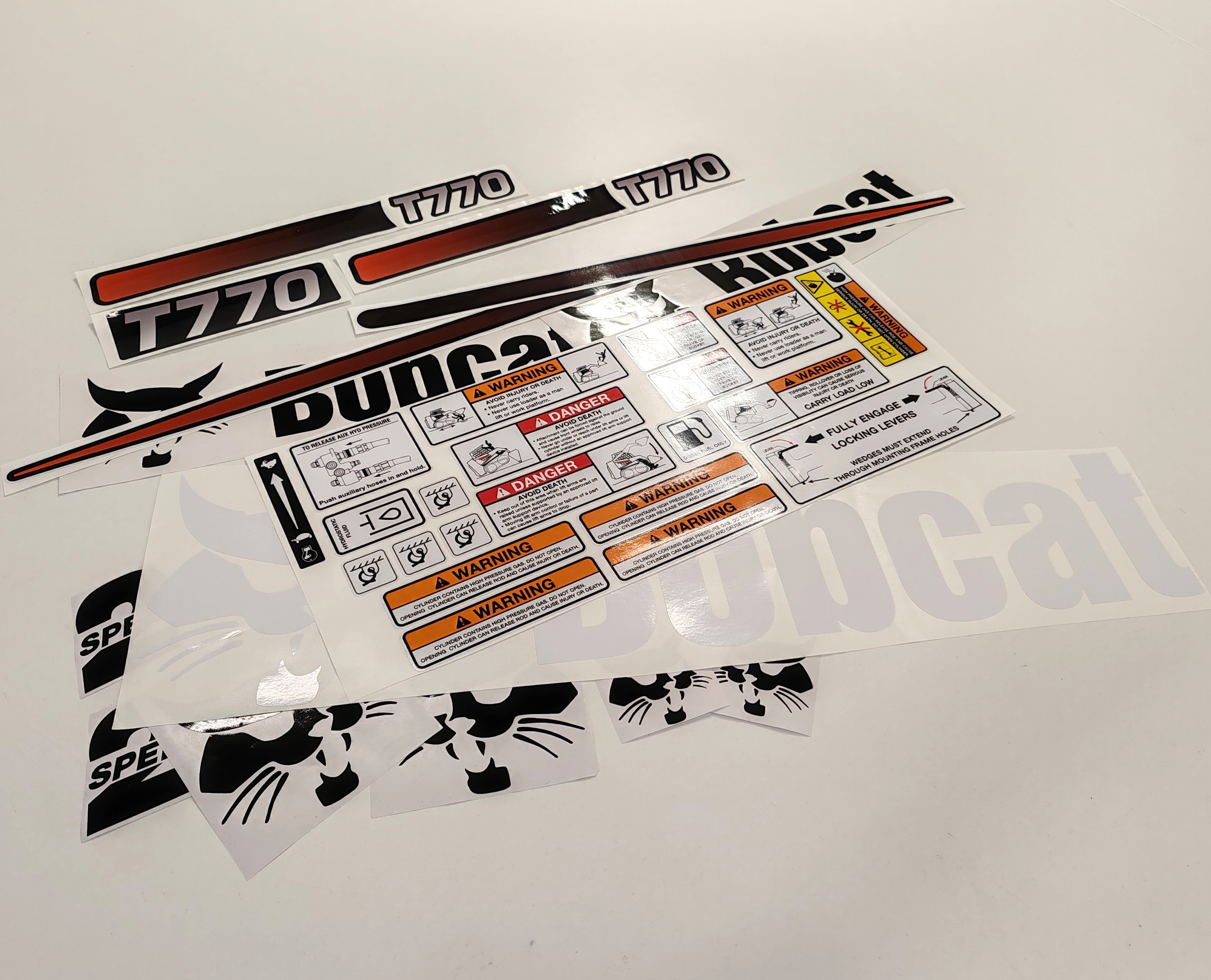 411 Decals Aftermarket Replacement Sticker Set Compatible with Bobcat ...