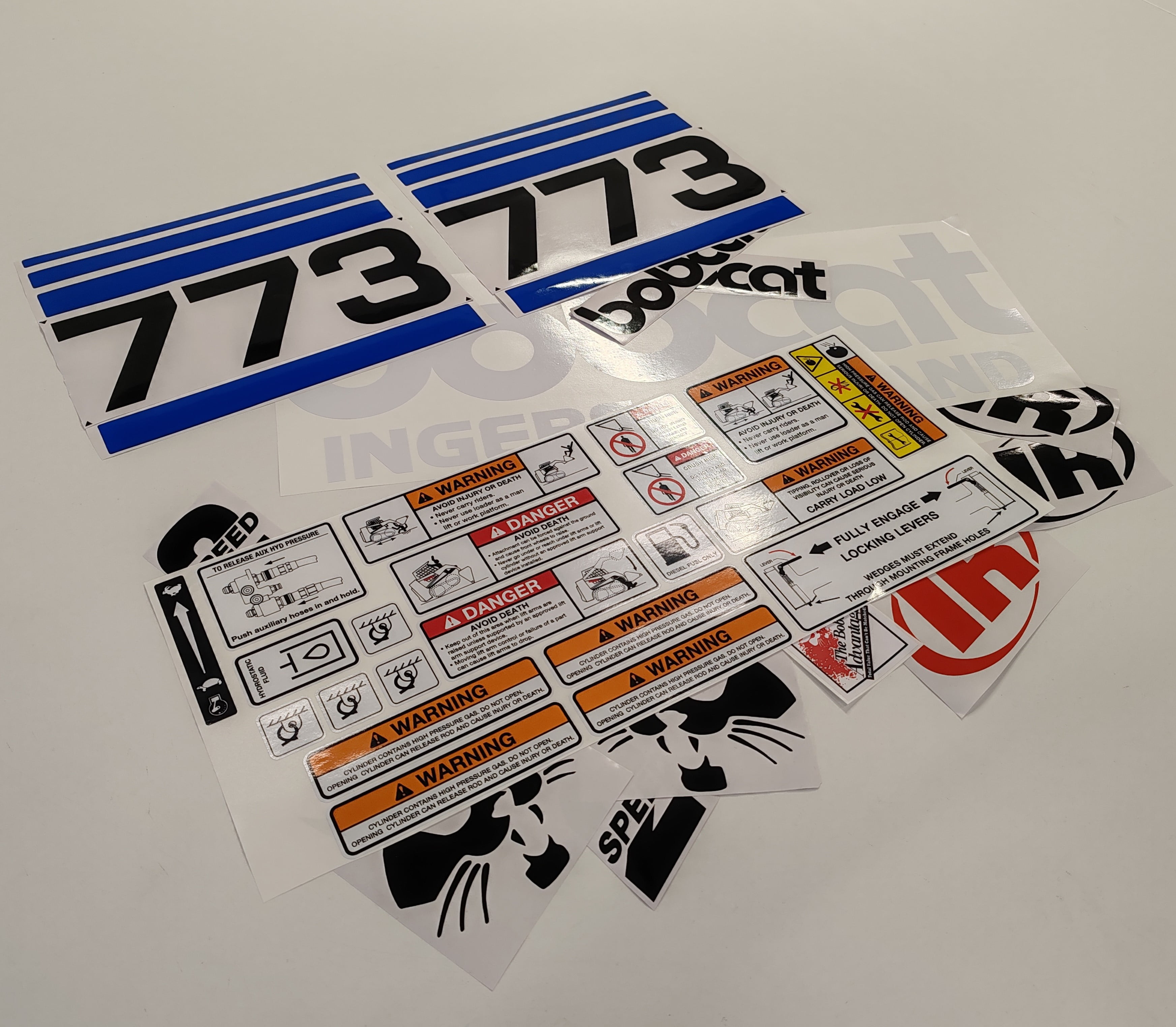 411 Decals Aftermarket Replacement Sticker Set compatible with Bobcat ...