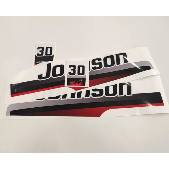 411 Decals Aftermarket Replacement for Johnson 30 Outboard (1997) Decal ...