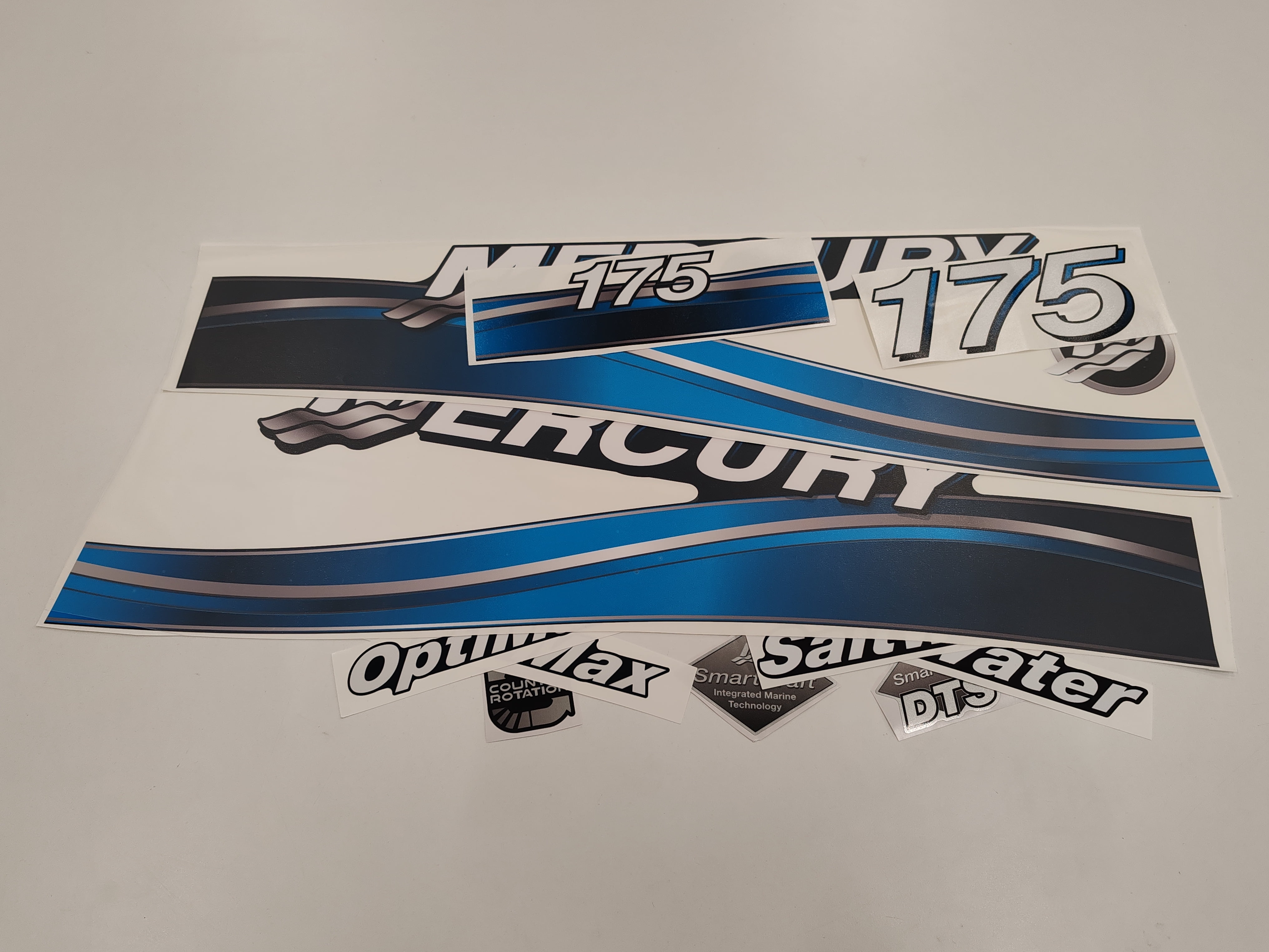 411 Decals Aftermarket Replacement for Mercury 175 Optimax Saltwater ...