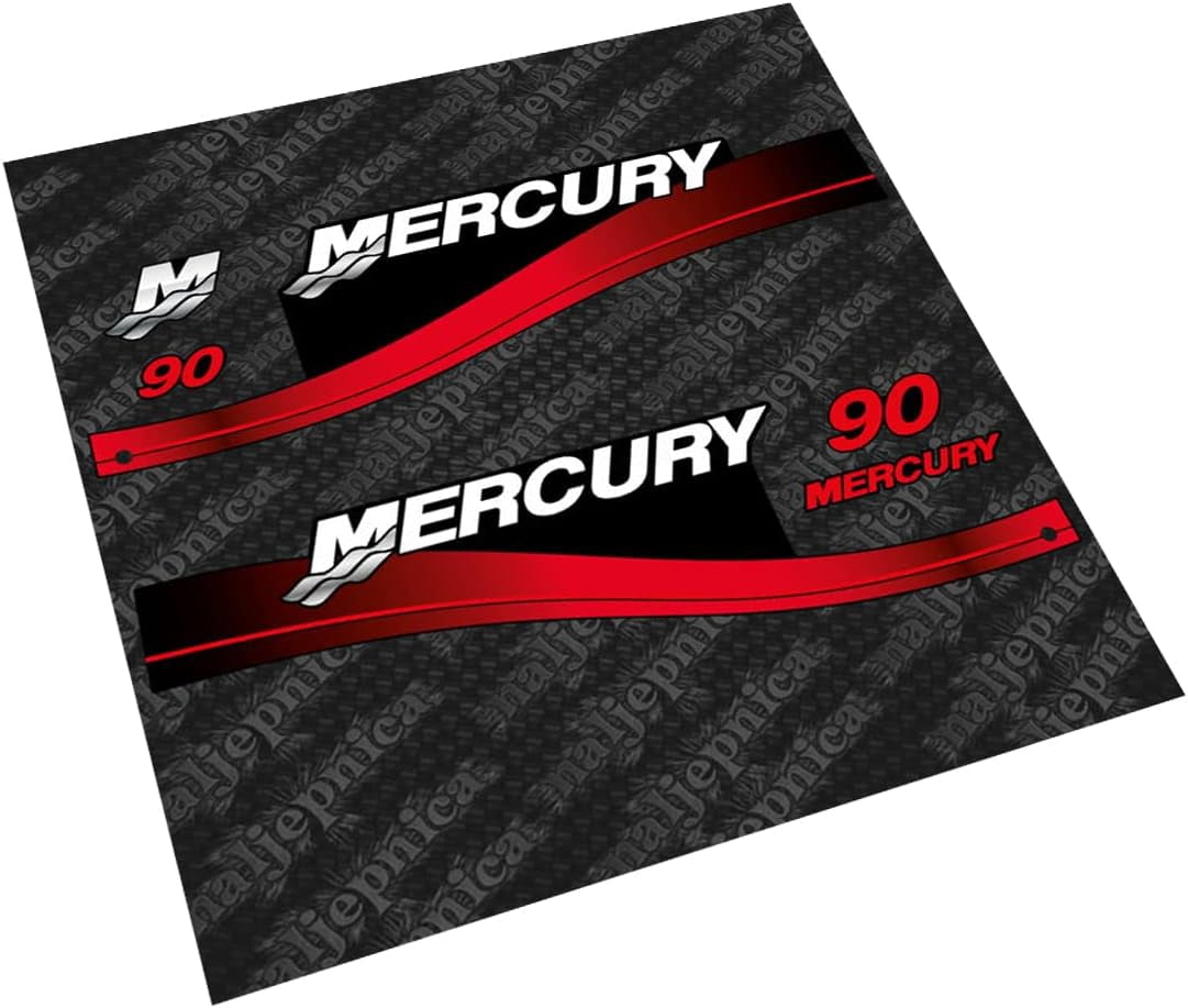 411 Decals Aftermarket Replacement for Mercury 90 Two Stroke (1999-2004 ...