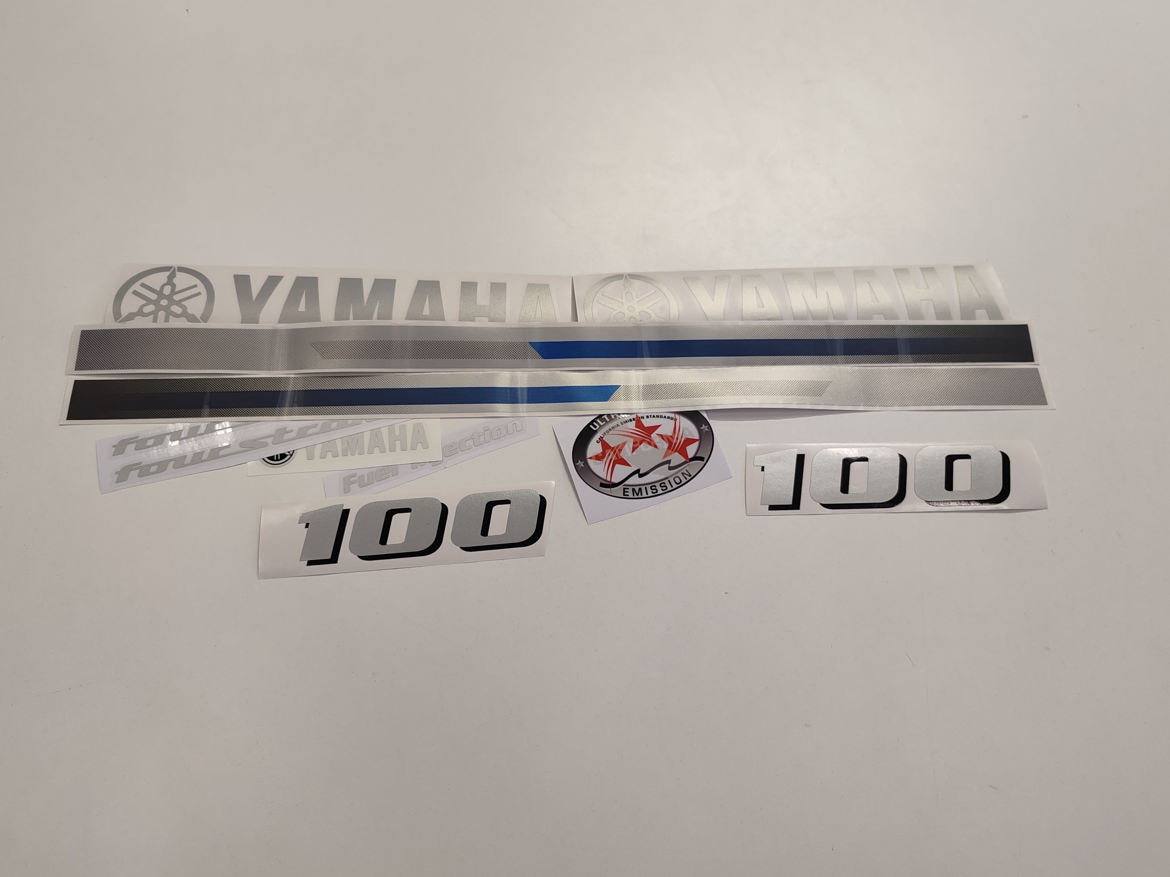 411 Decals Aftermarket Replacement for Yamaha 100 Four Stroke (2013 ...