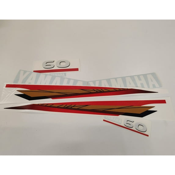 411 Decals Aftermarket Replacement for Yamaha 60 (1998-2001) Outboard ...