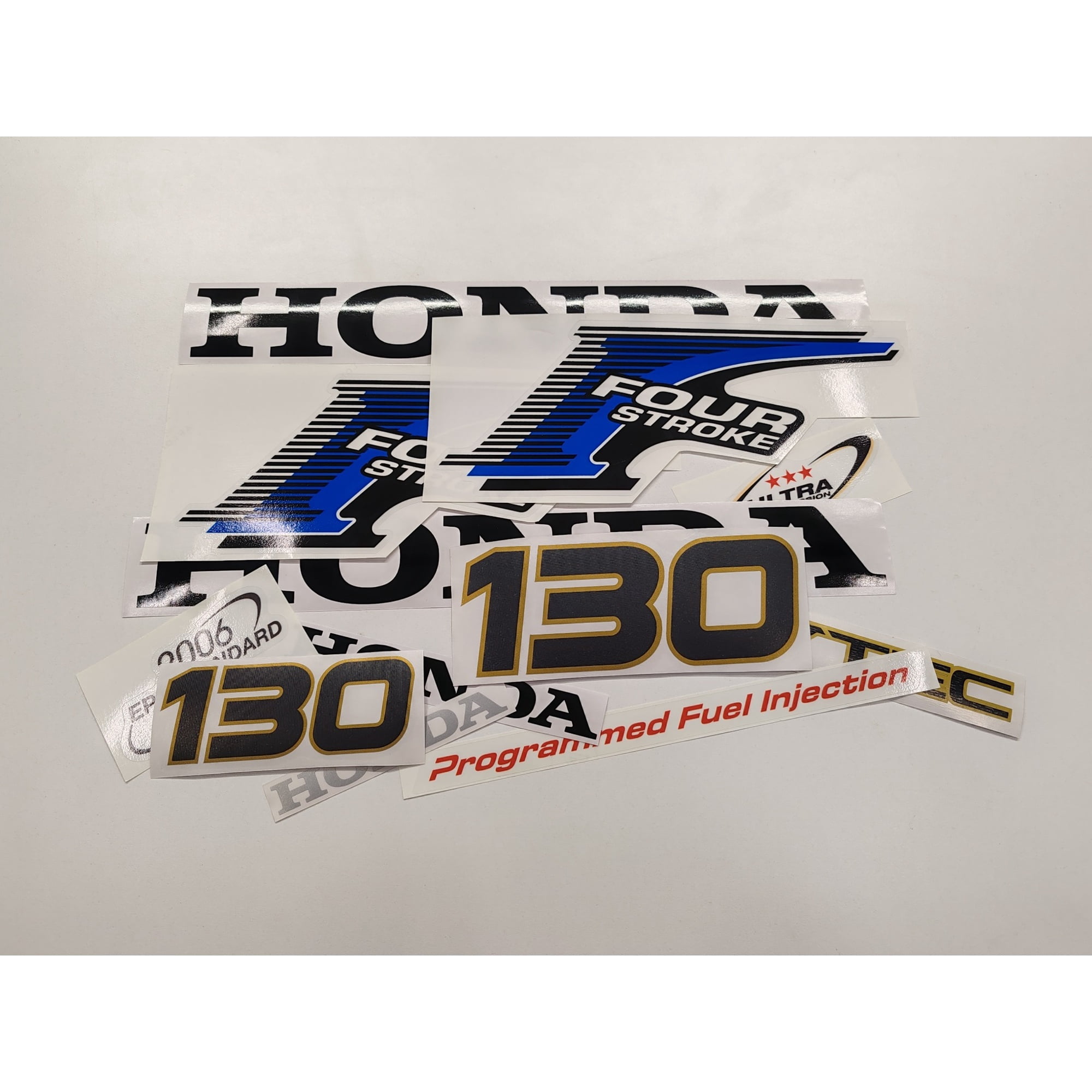 411 Decals Replacement for Honda 130 Four Stroke (2002-2007) Blue ...