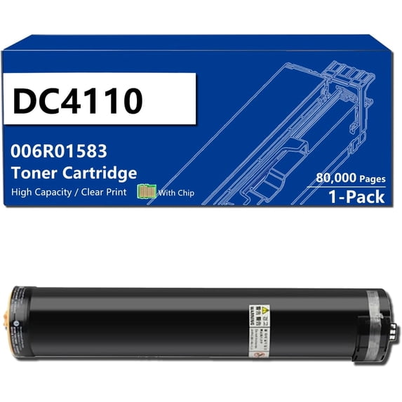 4110 Black Toner Cartridge for 006R01583 6R1583 Compatible for Xerox ...