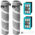 4111A 4109 Brush Roll Filter Replacement Kit for Bissell CrossWave Edge ...