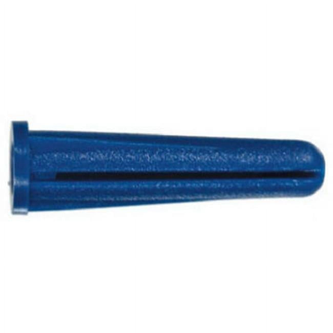 41394 10-12 x 1 in. Blue Plastic Anchor - 25 Pack, Pack Of 5 - Walmart.com
