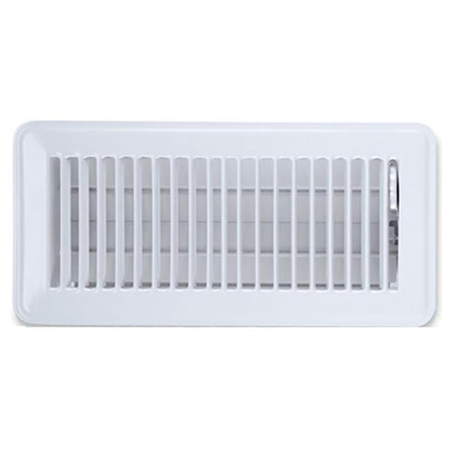 413W4X10 White Floor Register, 4 x 10 in - Walmart.com