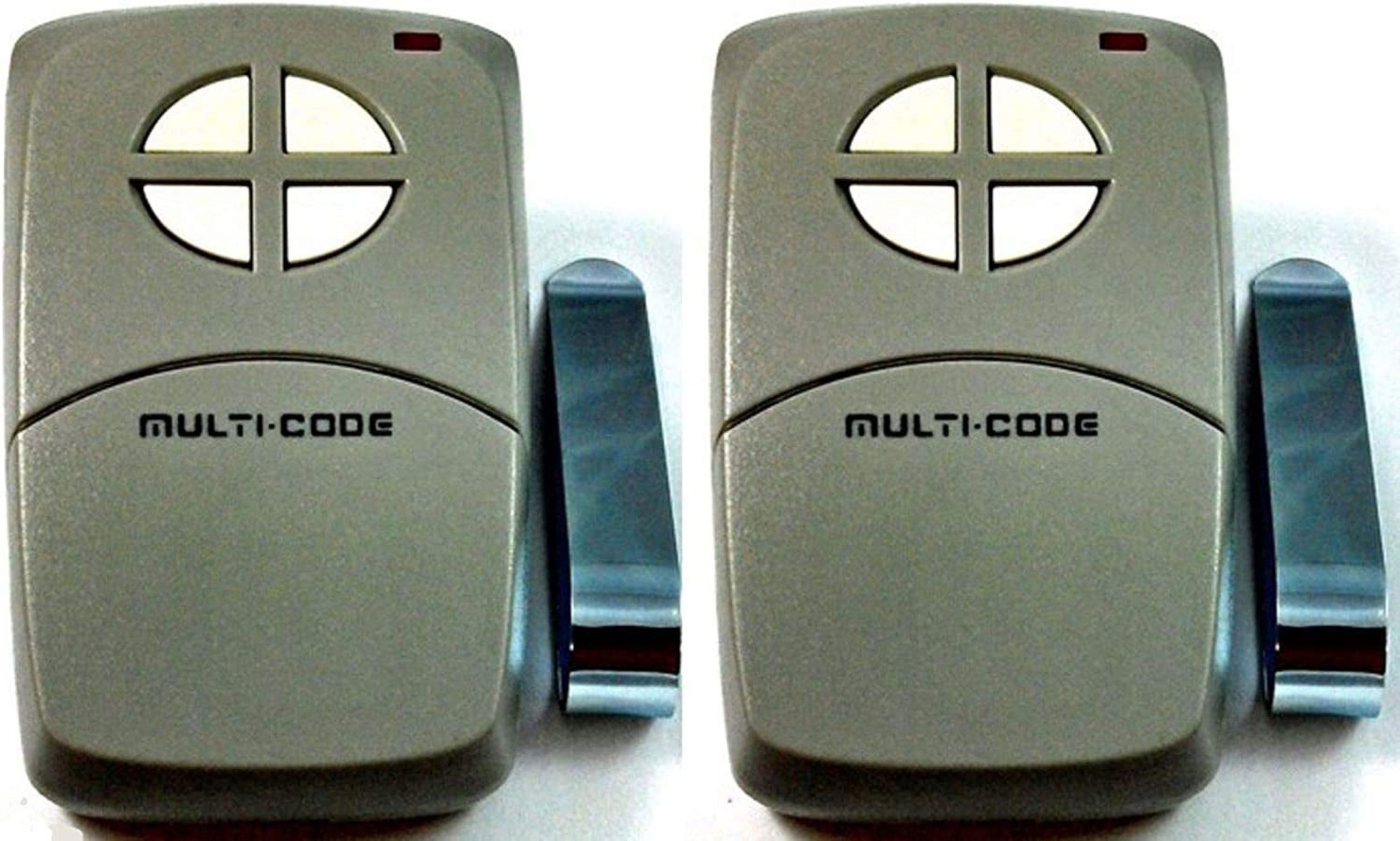 4140 2PACK Linear MULTICODE Four Button GATE Garage Remote 300mhz ...