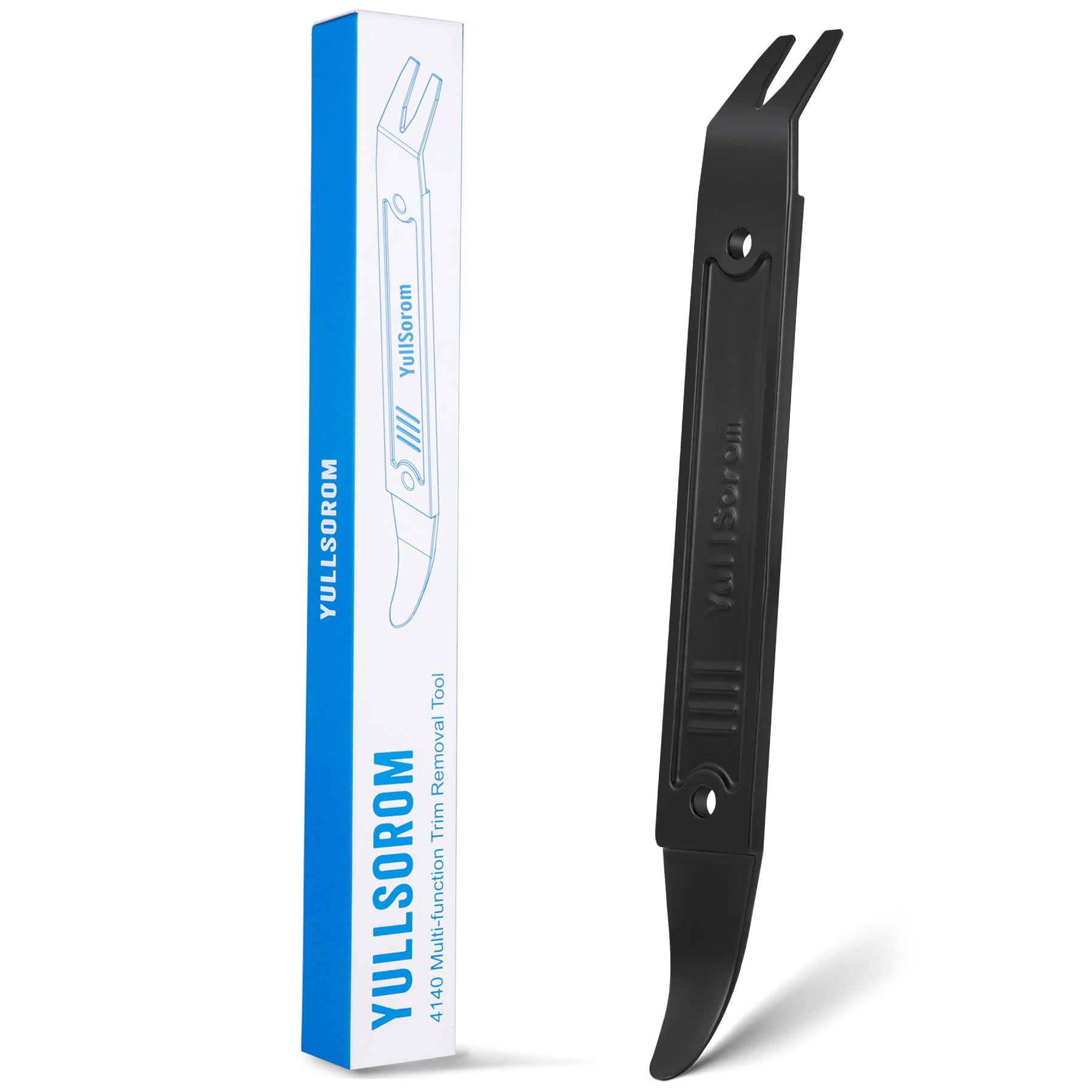 4140 Dual-purpose Steel Pry Bar, Multi-Function Trim Removal Tool for ...