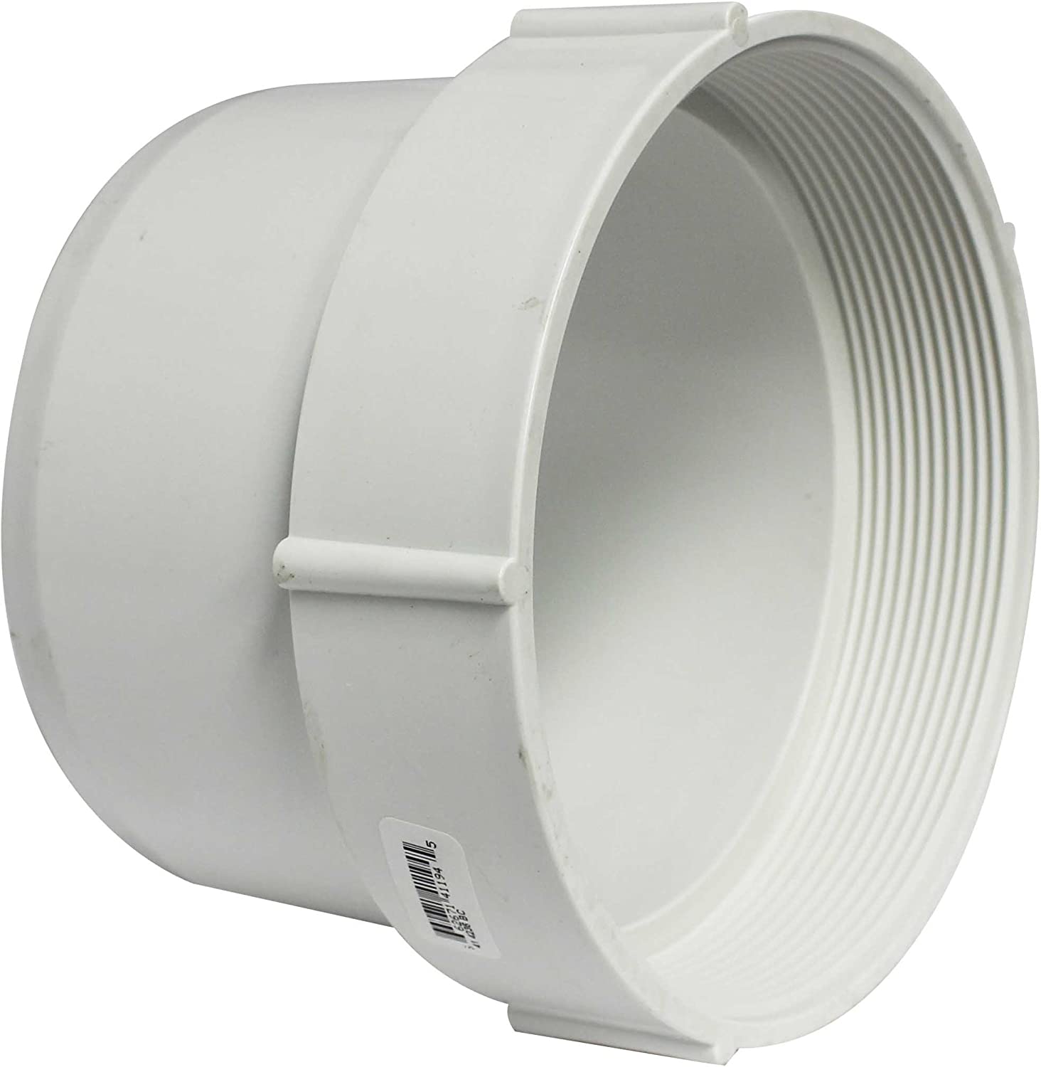 414236BC PVC Sewer 6 Cleanout Adapter - Walmart.com